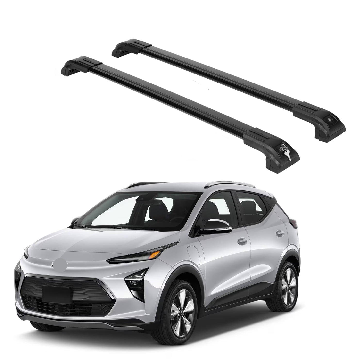 ERKUL Heavy Duty 220lb Roof Rack Cross Bars for Chevrolet Chevy Bolt ...