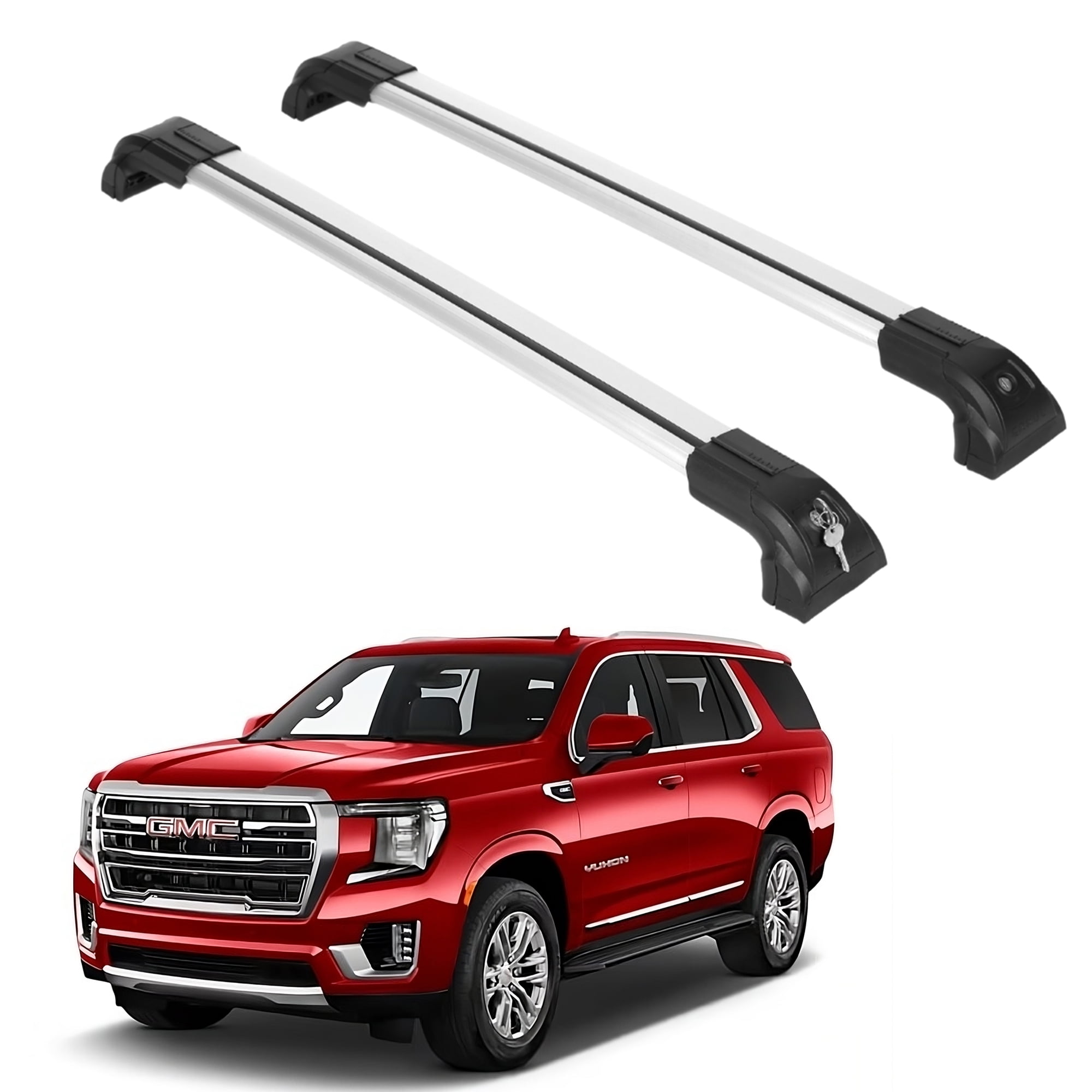ERKUL Heavy Duty 220lbs Roof Rack Cross Bars for GMC Yukon- Yukon XL ...