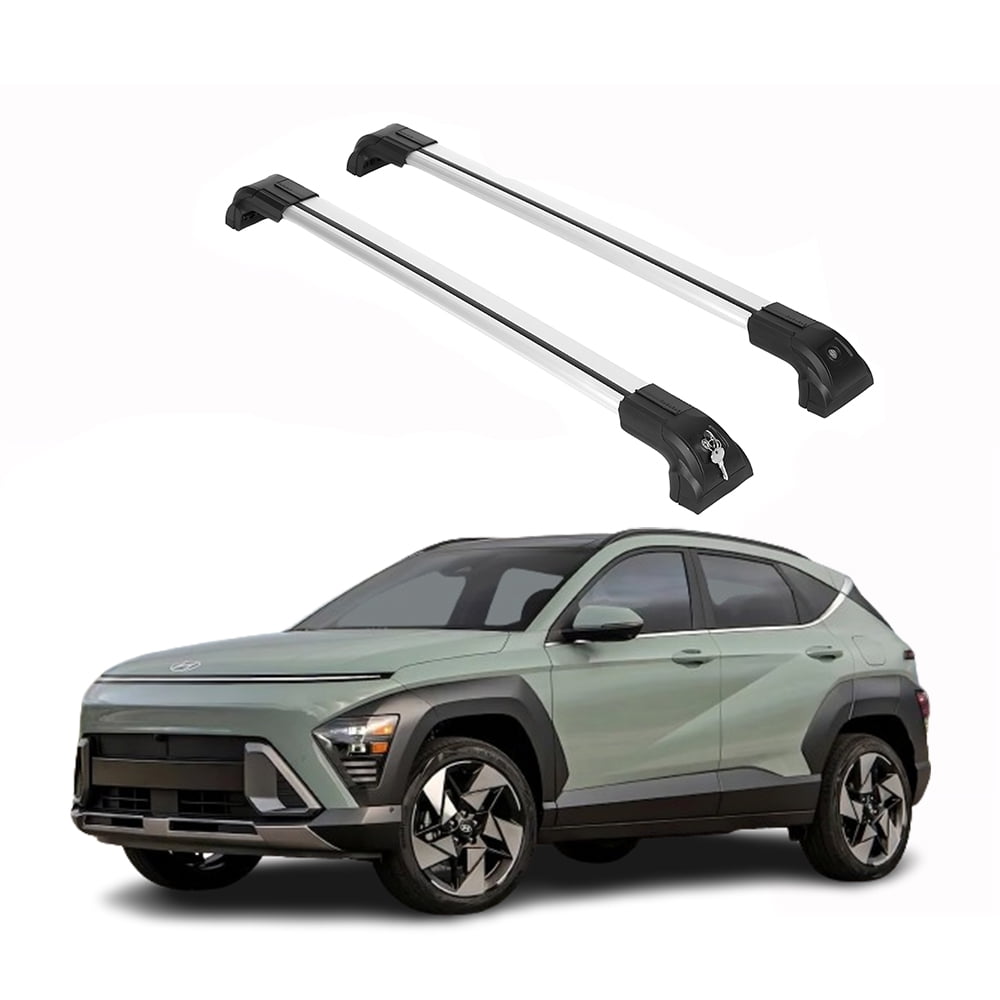 ERKUL Heavy Duty 220lbs Roof Rack Cross Bars for Hyundai Kona & Kona ...
