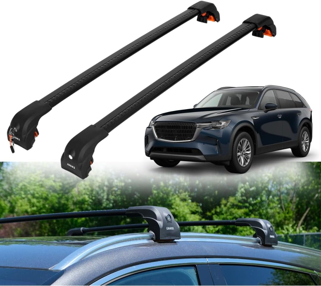 ERKUL Heavy Duty Roof Rack Cross Bars for Mazda CX-90 CX90 2024-2025 ...