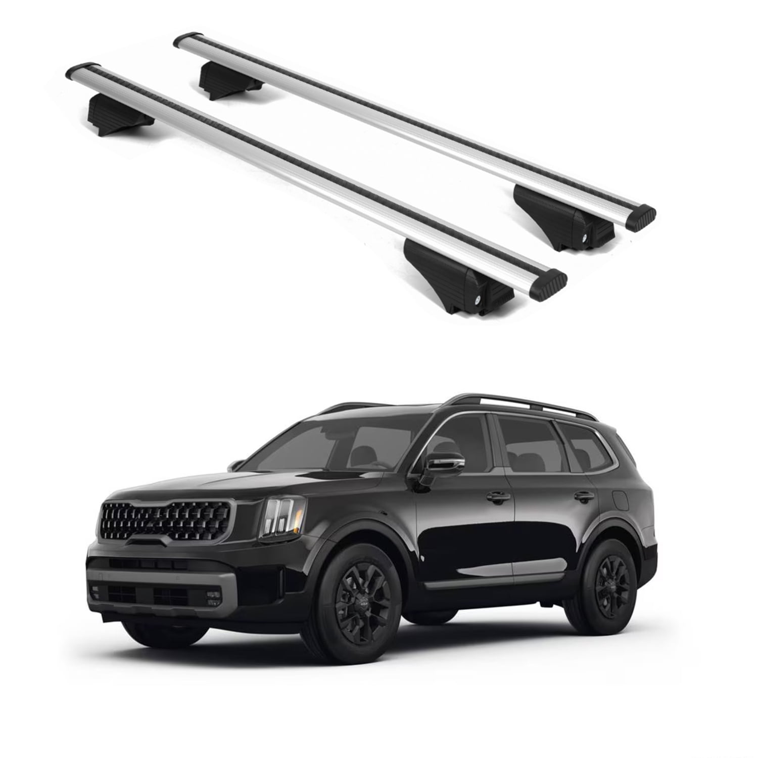 ERKUL Roof Rack Cross Bars for 2021-2025 Kia Sorento X-Line | Aluminum ...