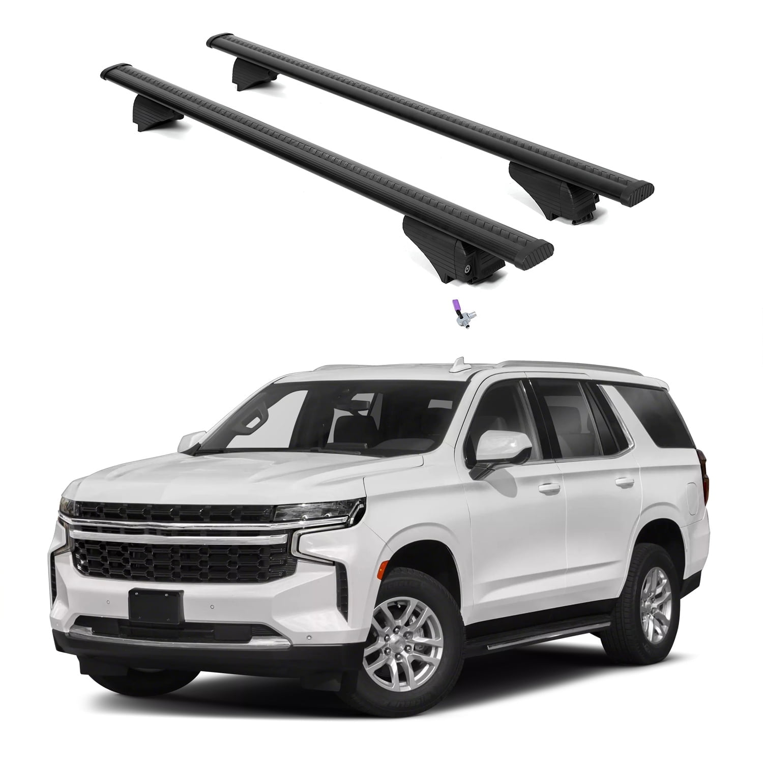 ERKUL Roof Rack Cross Bars for Chevrolet Chevy Tahoe 2021-2025 ...