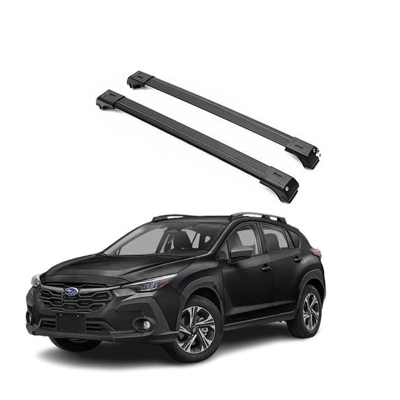 ERKUL Roof Rack Cross Bars Fits Subaru Crosstrek 2024 Aluminum Lockable ...