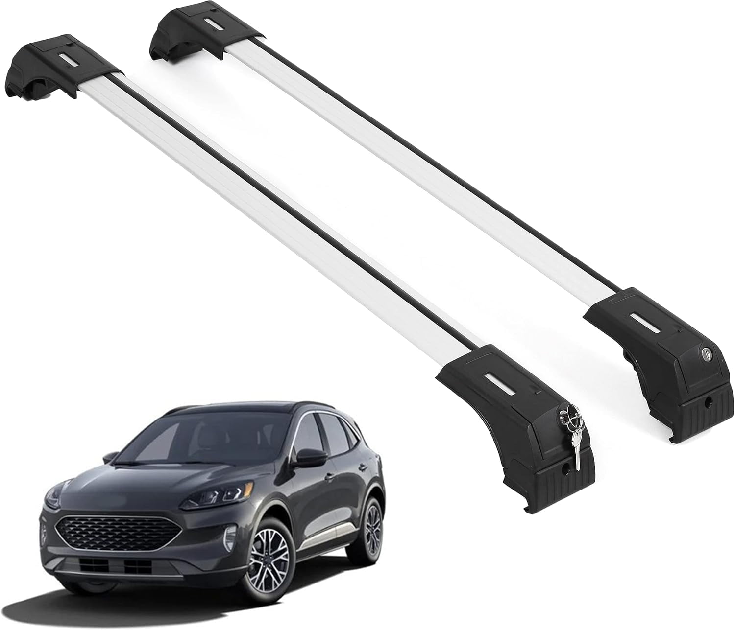 ERKUL Roof Rack Cross Bars for Ford Escape (No Sunroof Models) 2020 ...