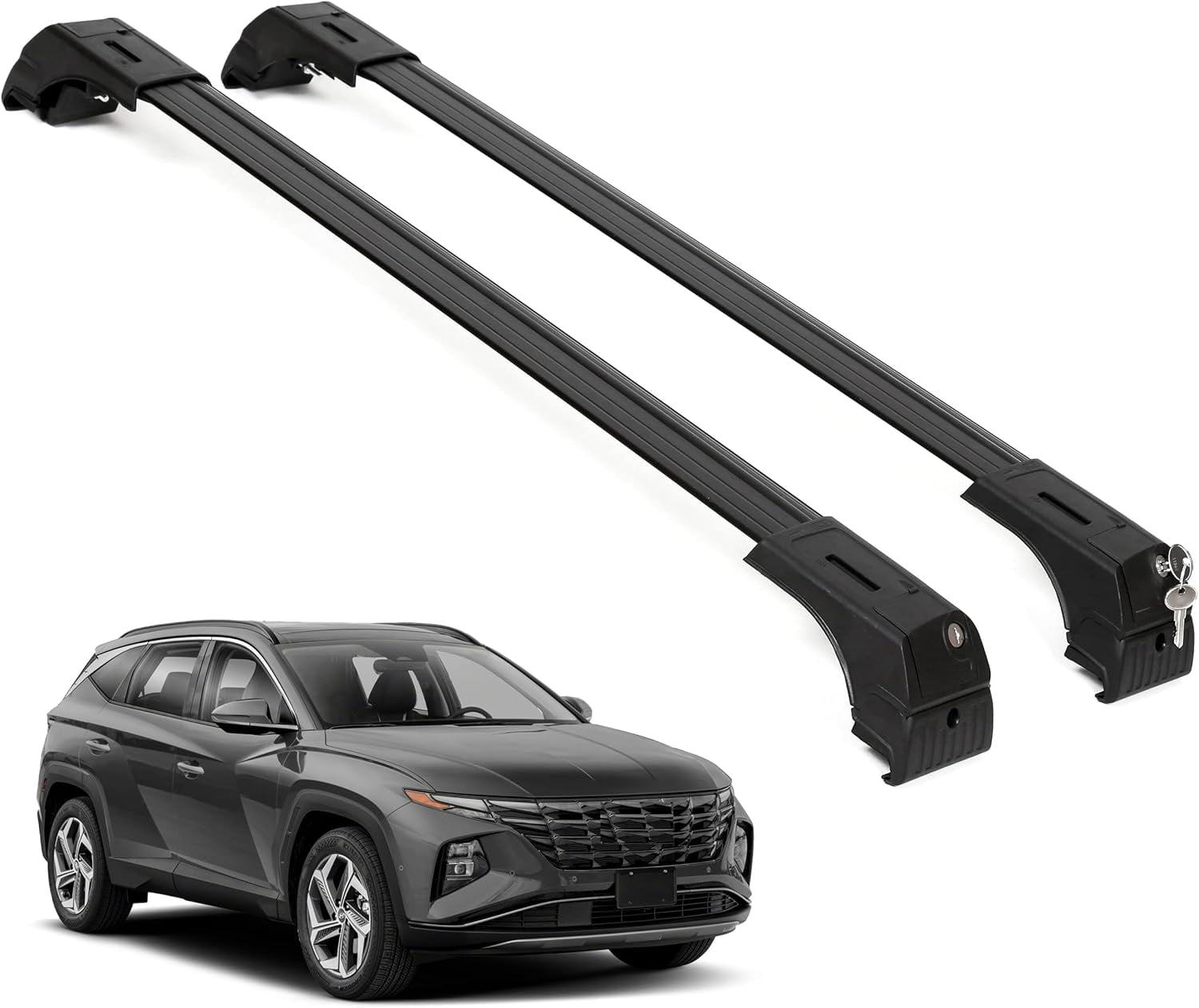 ERKUL Roof Rack Cross Bars for Hyundai Tucson SE/SEL/N Line/Limited ...