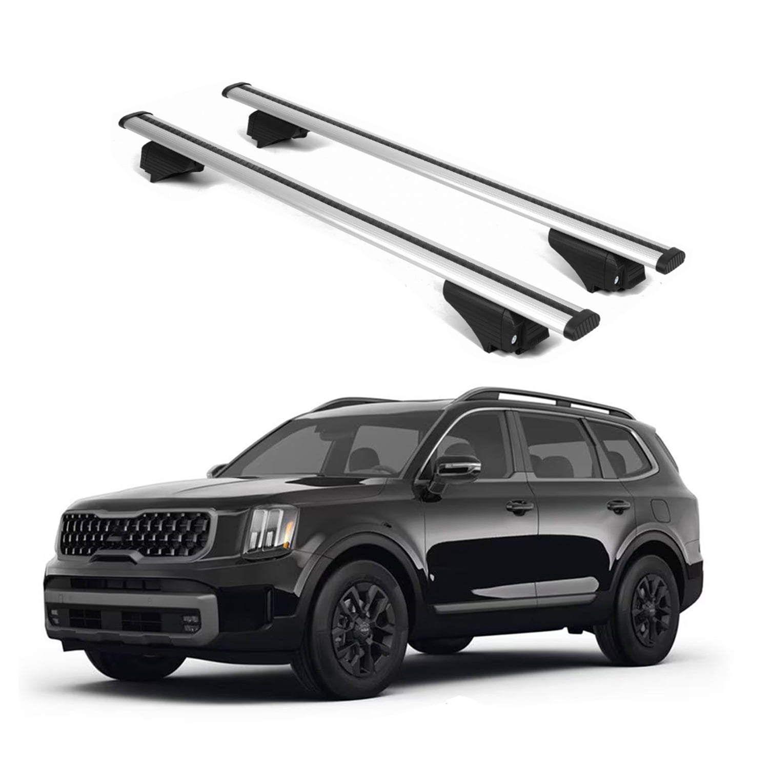 ERKUL Roof Rack Cross Bars for KIA Telluride 2020-2024 X-Line & X-Pro ...