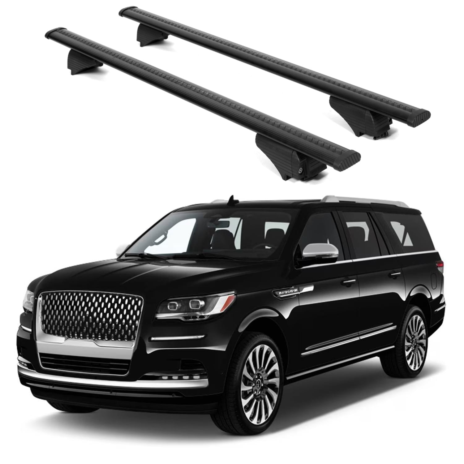 ERKUL Roof Rack Cross Bars for Lincoln Navigator 2018-2024 | Aluminum ...