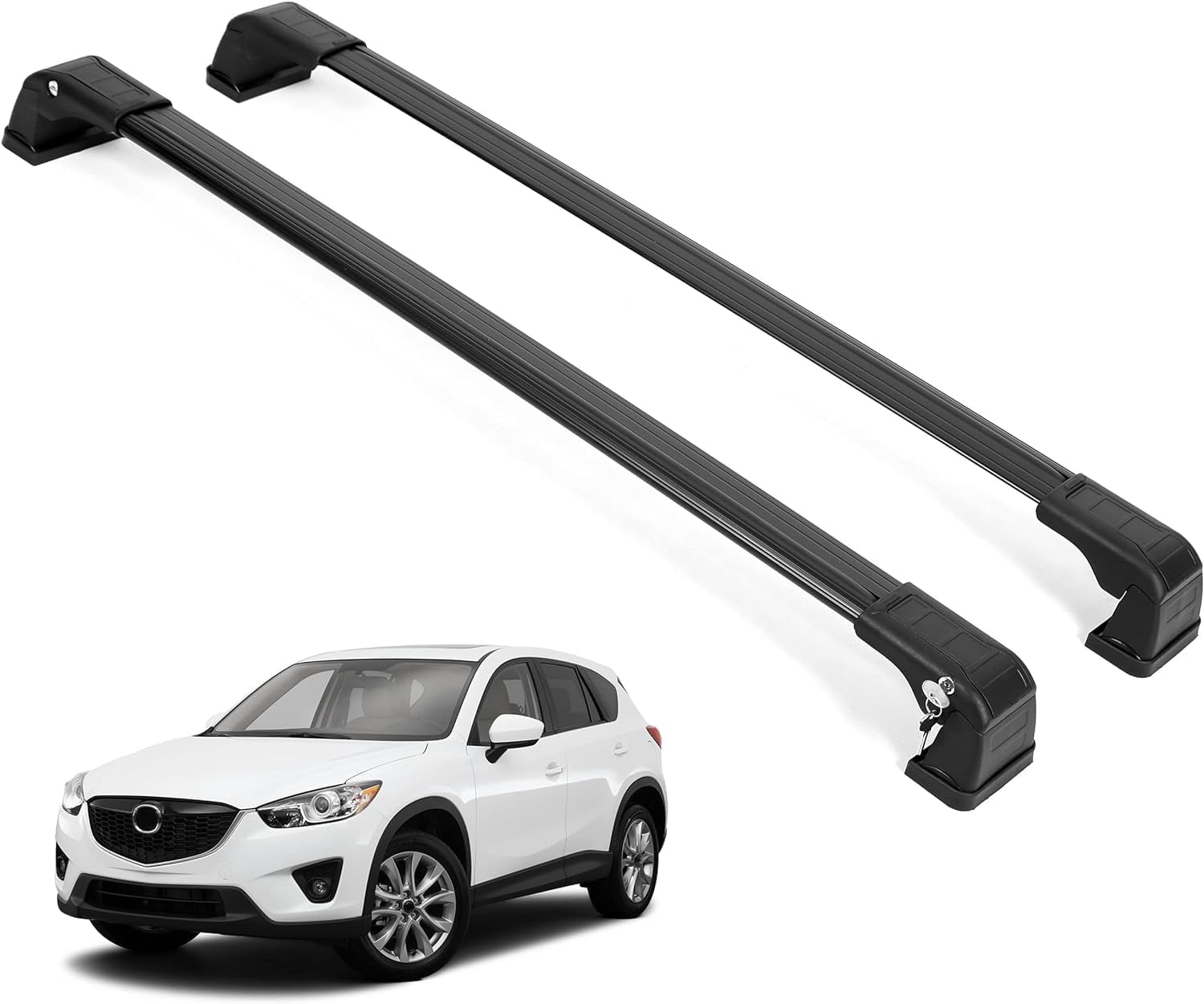 ERKUL Roof Rack Cross Bars for Mazda CX-5 CX5 2012-2016 | Anti-Theft ...