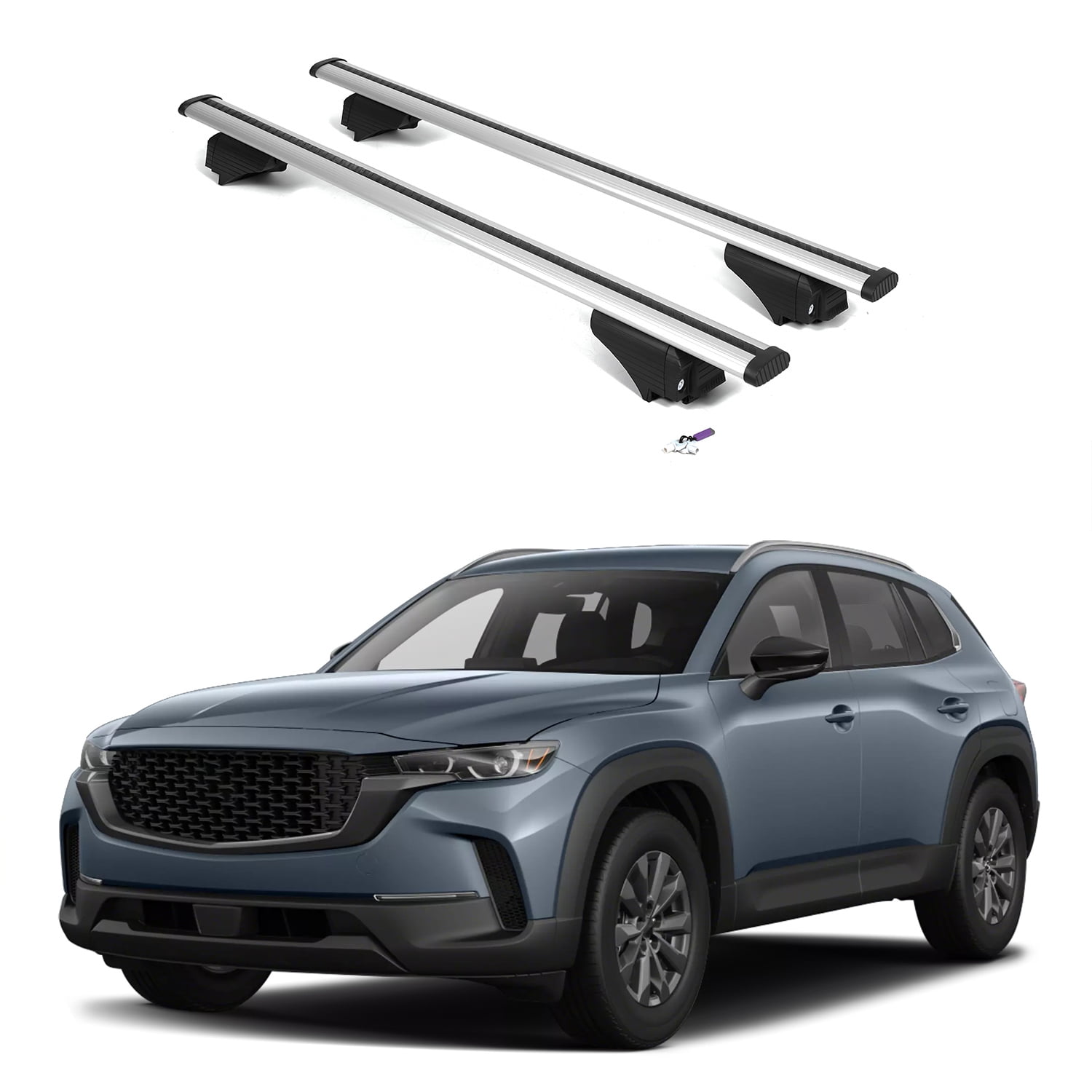 ERKUL Roof Rack Cross Bars for Mazda CX-50 CX50 2023-2024 | Aluminum ...