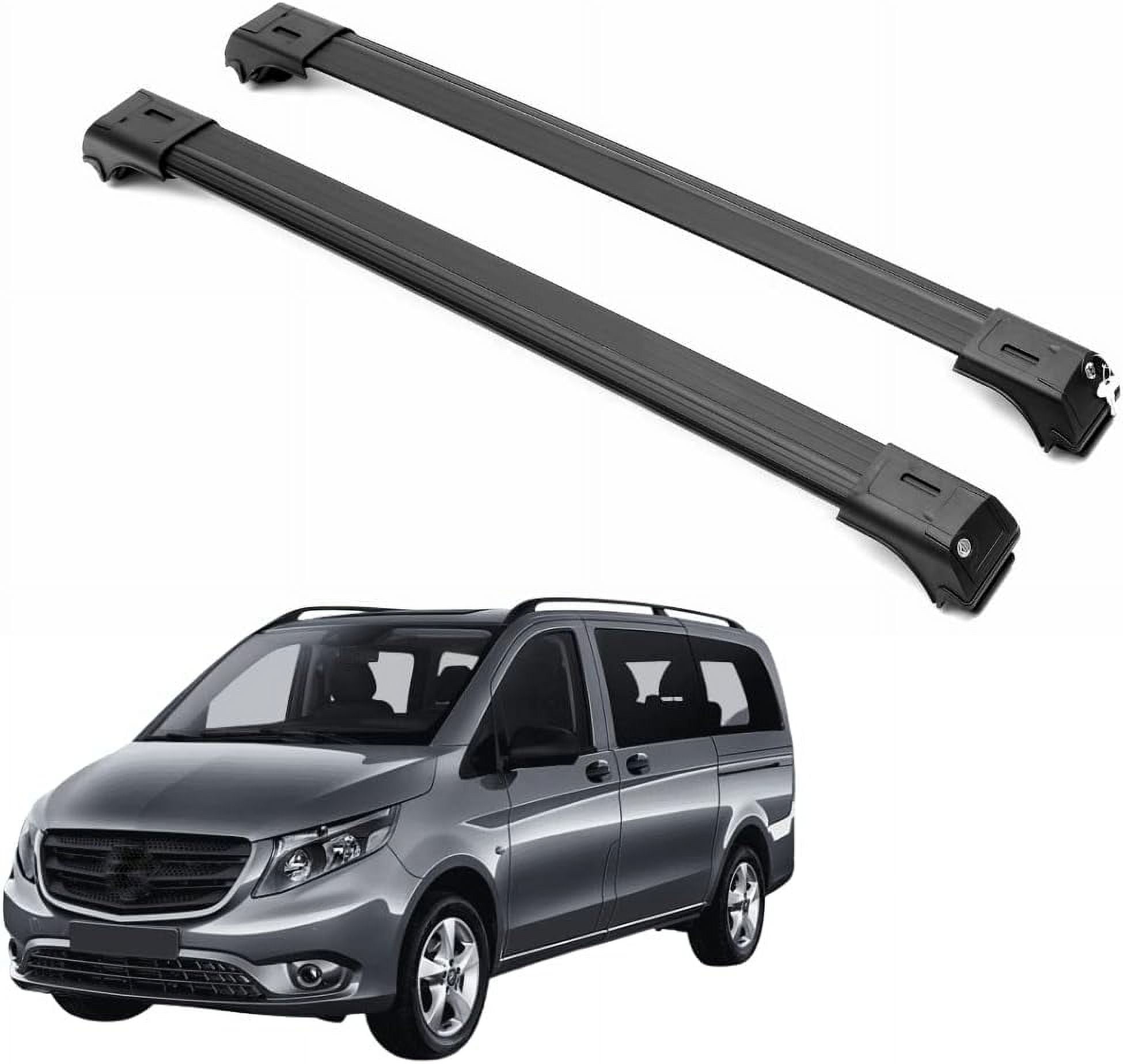 ERKUL Roof Rack Cross Bars for Mercedes Benz Metris 2016-2023 ...