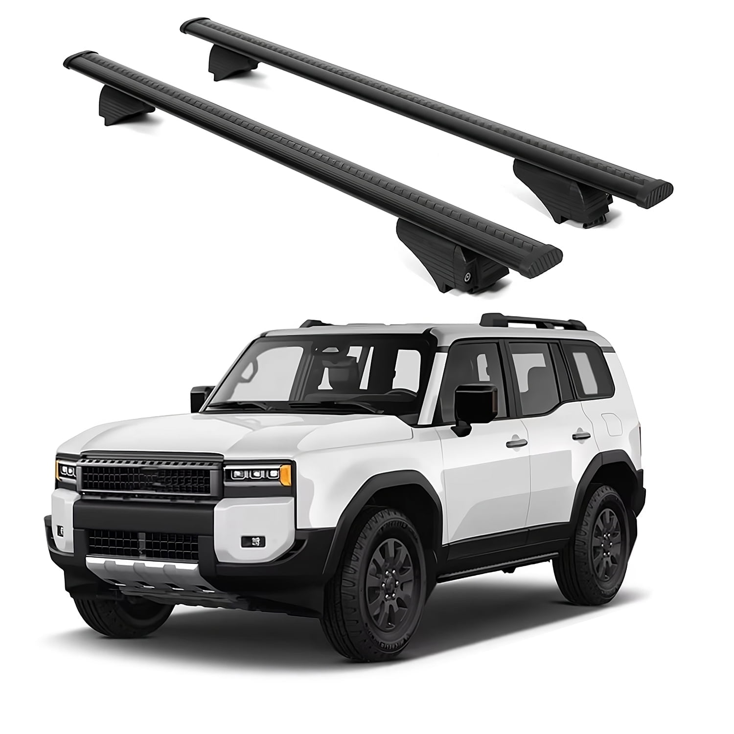 ERKUL Roof Rack Cross Bars for Toyota Land Cruiser 2024-2025 | Aluminum ...