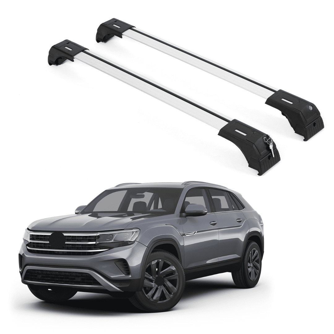 ERKUL Roof Rack Cross Bars | Anti-Theft for VW Atlas Cross Sport 2021 ...