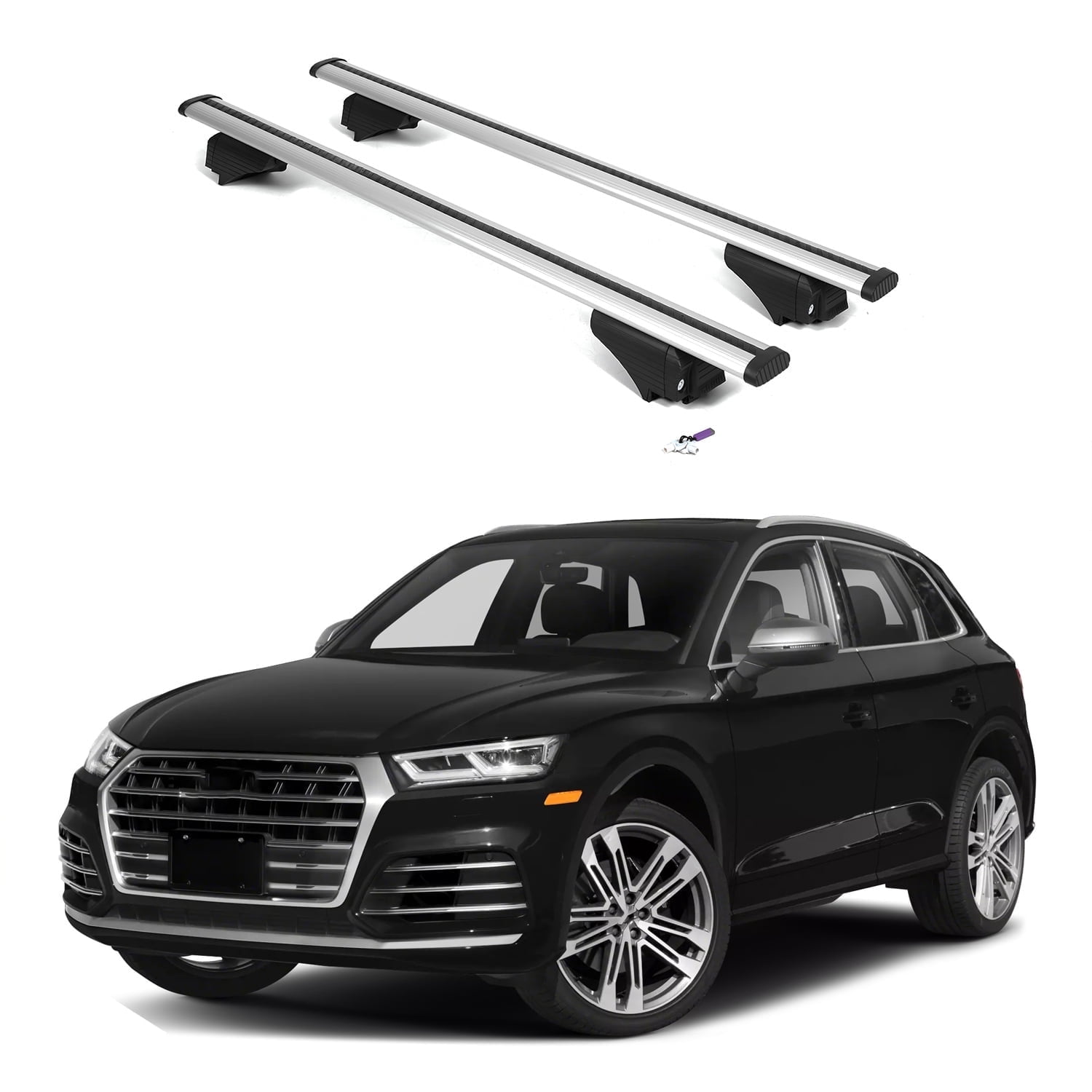 ERKUL Roof Rack Cross Bars for Audi SQ5 2018-2025 | Aluminum Crossbars ...