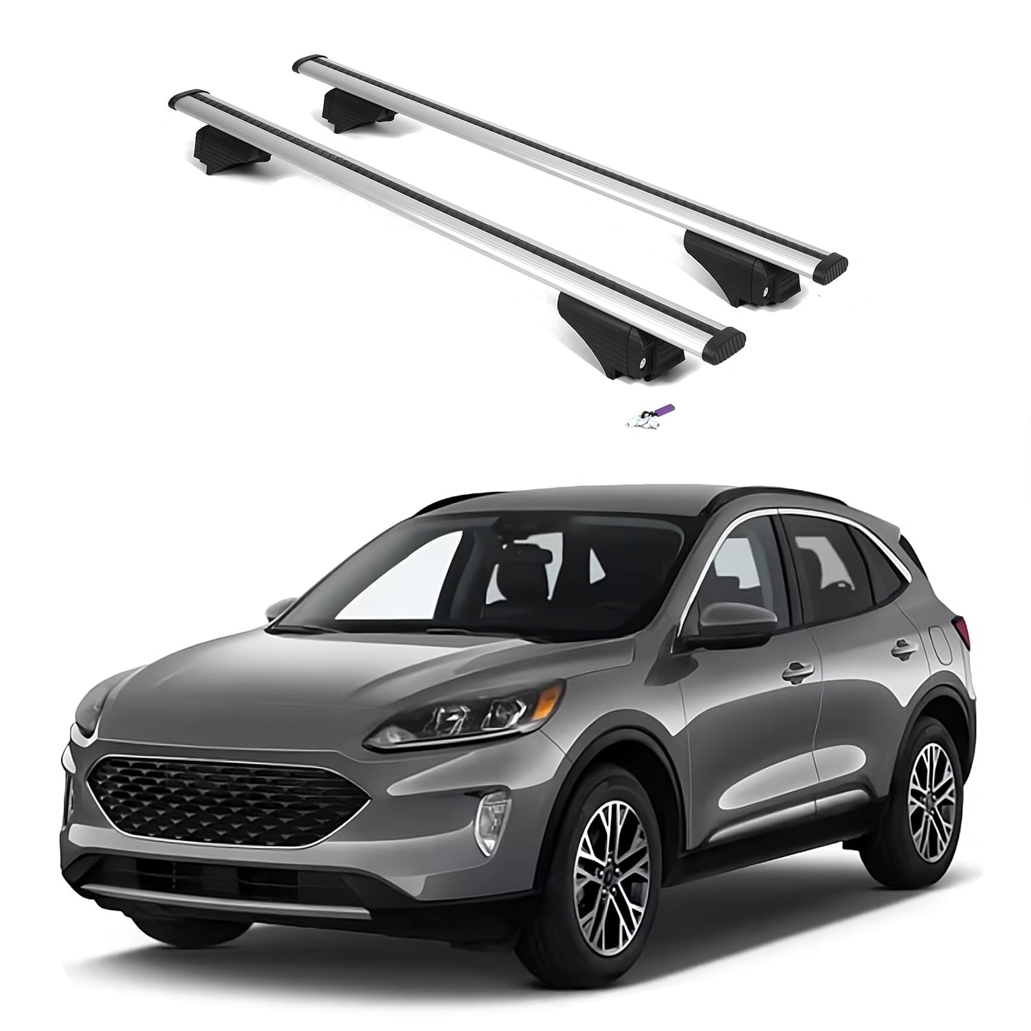 ERKUL Roof Rack Cross Bars for Ford Escape 2020-2025 | Aluminum ...