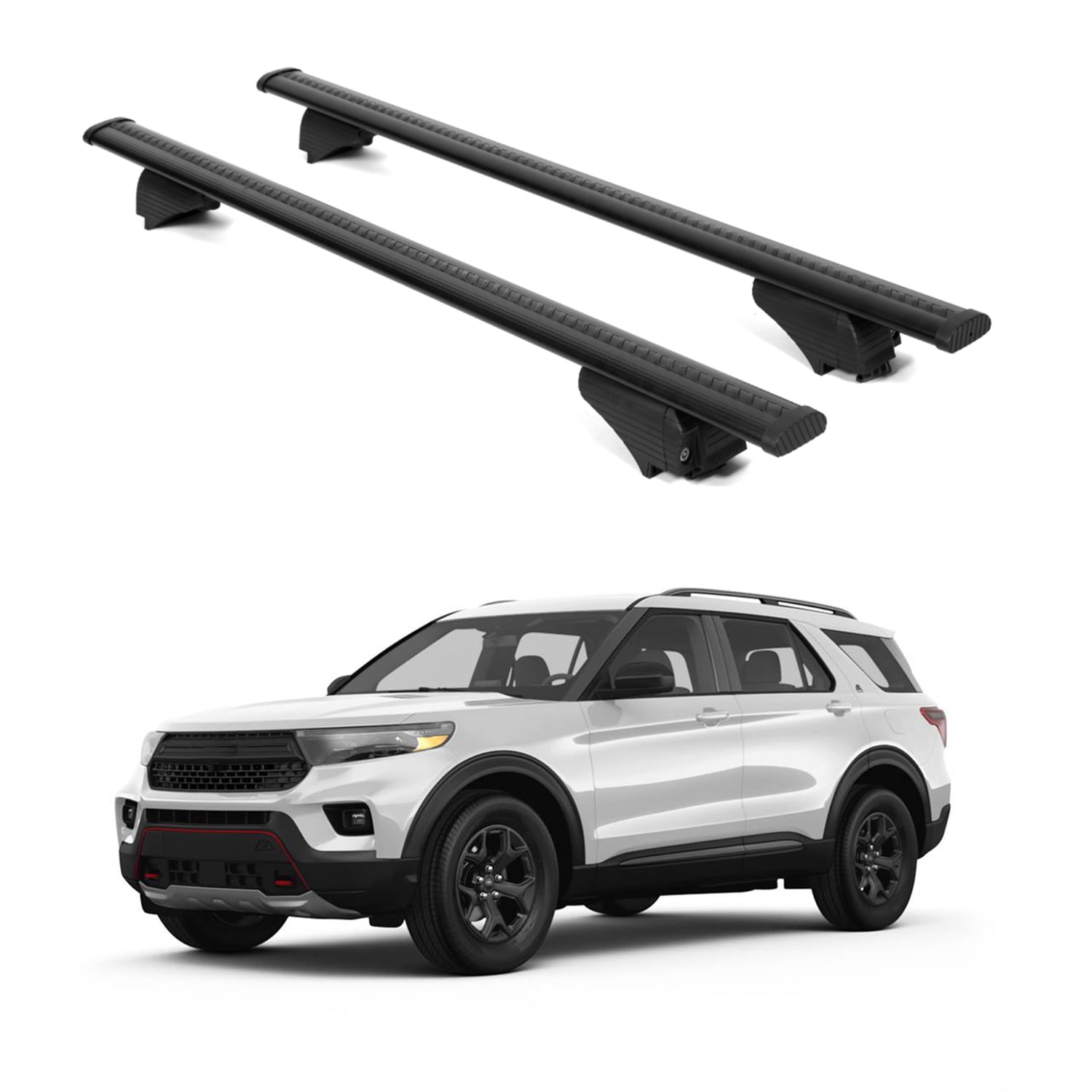 ERKUL Roof Rack Cross Bars for Ford Explorer 2020-2025 | Aluminum ...