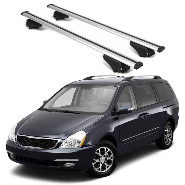 ERKUL Roof Rack Cross Bars for KIA Sedona 2011-2014 | Aluminum ...