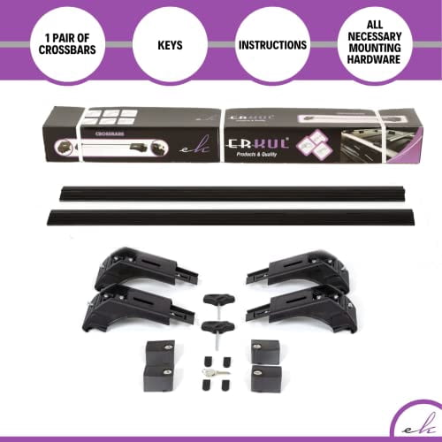 ERKUL Roof Rack Cross Bars for Mazda CX-90 2024-2025 | Aluminum ...