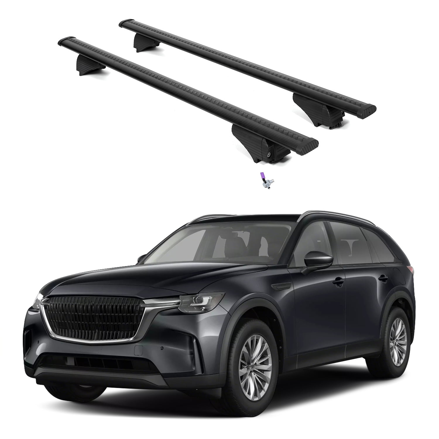 ERKUL Roof Rack Cross Bars for Mazda CX-90 CX90 2024-2025 | Aluminum ...