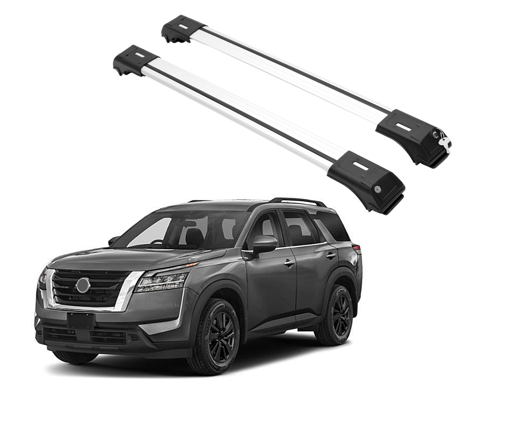 ERKUL Roof Rack Cross Bars for Nissan Pathfinder 2022-2024 | Anti-Theft ...