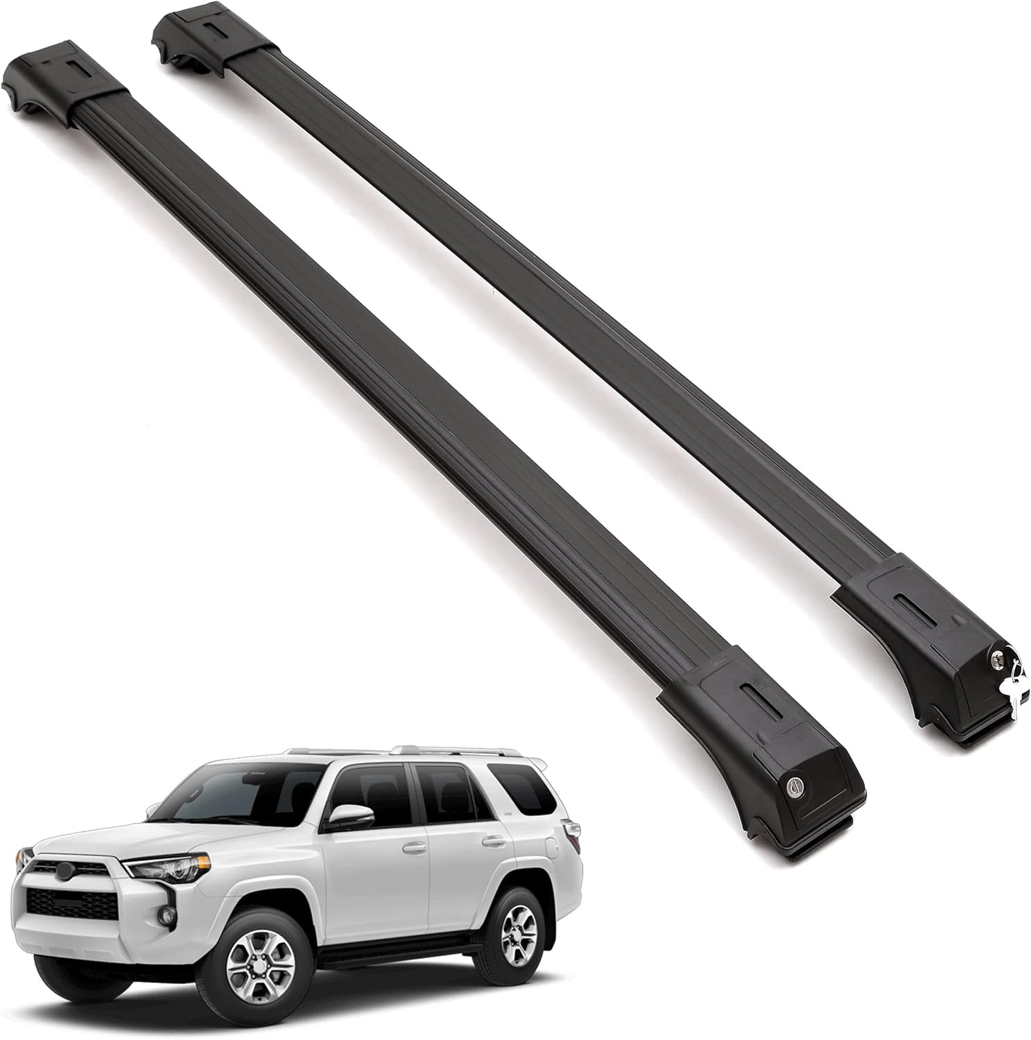 ERKUL Anti-Theft Lock Aluminum Car Accessories Roof Rack Mounts for ...