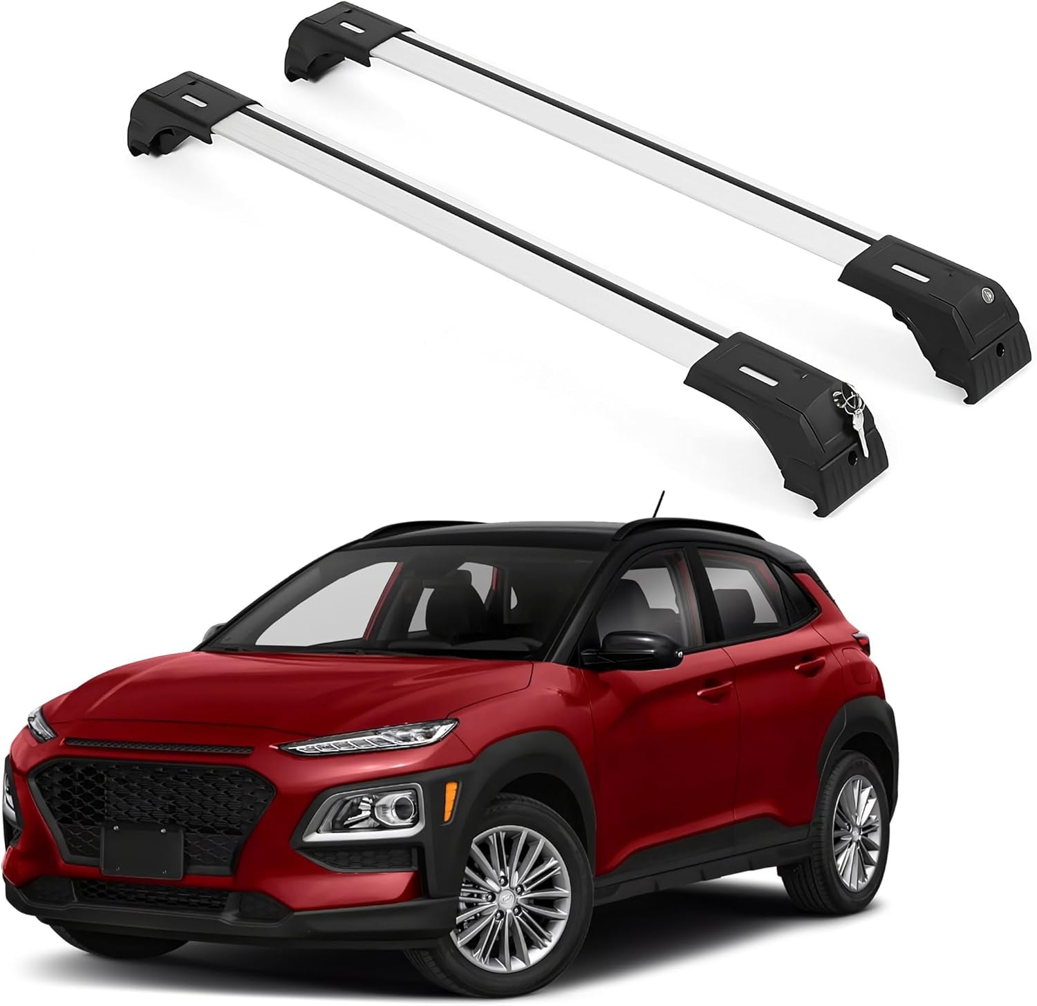 ERKUL Upgraded Roof Rack Cross Bars for Hyundai Kona 2018-2023 ...