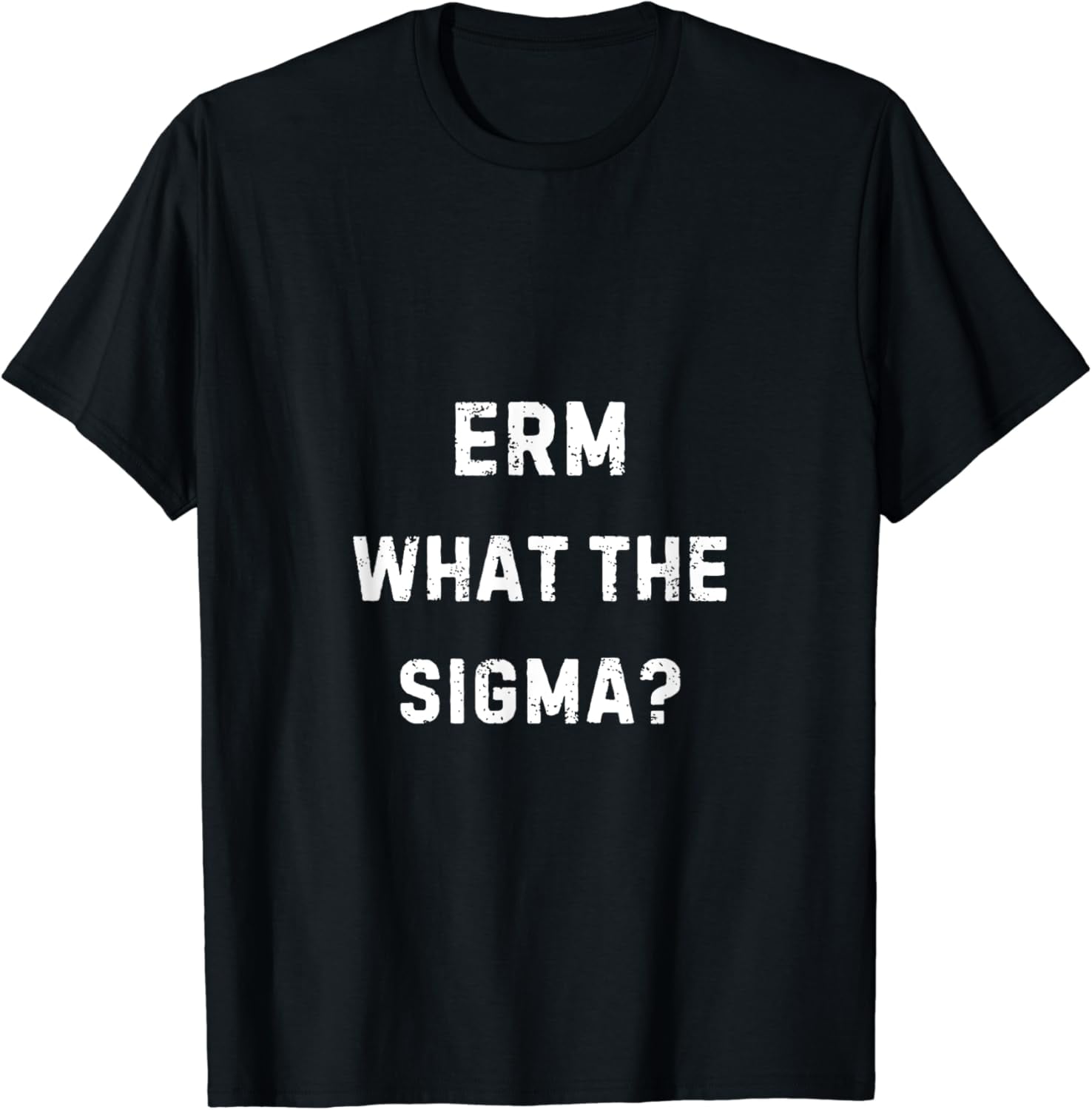ERM What the Sigma? Meme FunnyT-Shirt100% cotton - Walmart.com