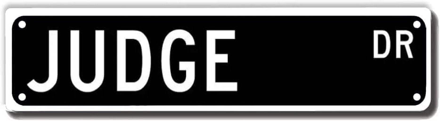 ERMUHEY Judge Dr Street Sign, Judge Gift, Judge Wall Decor for Home ...