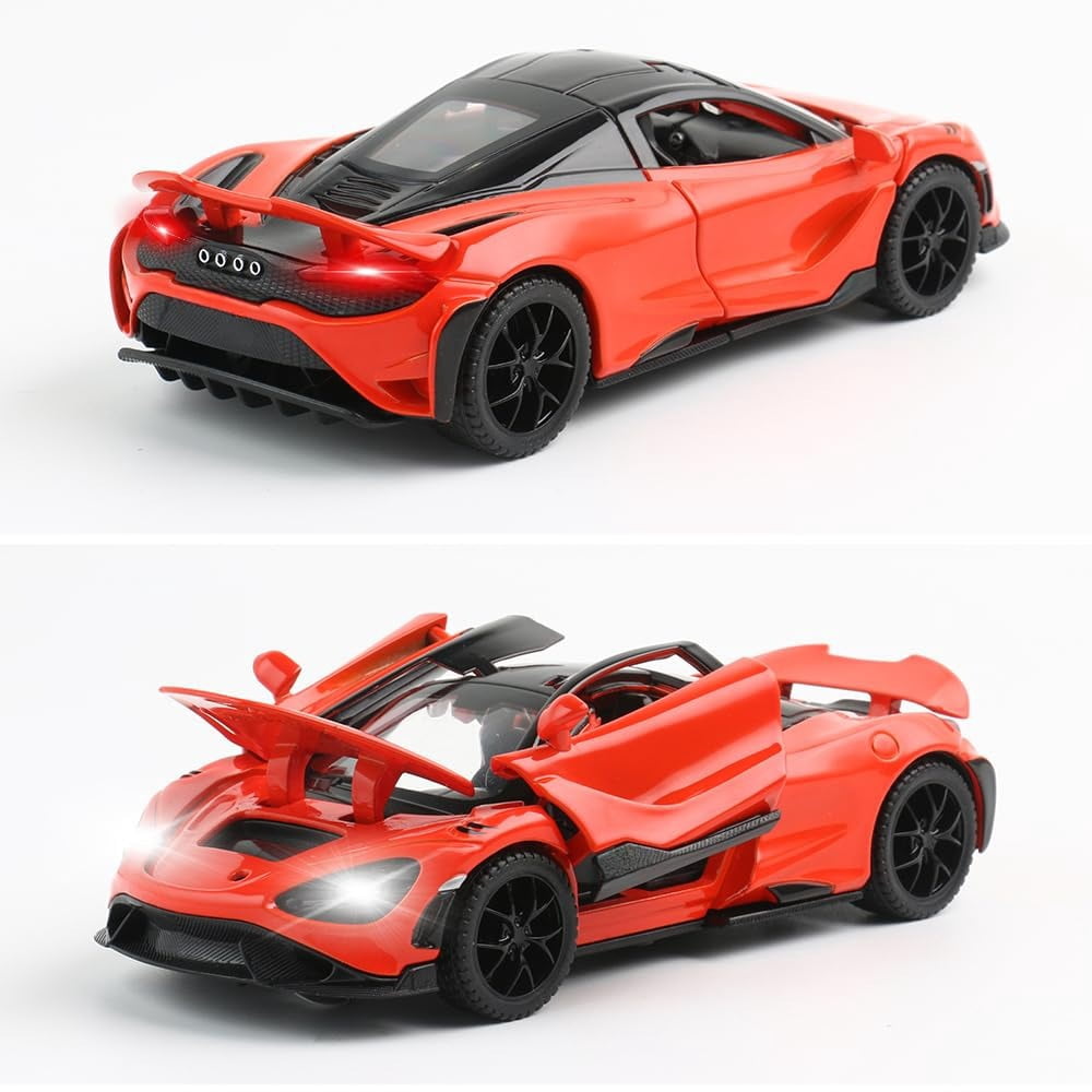 EROCK 1: 32Alloy Zinc Alloy Simulation Casting Pull Back Vehicles DieCast Toy, Mini Supercar ...