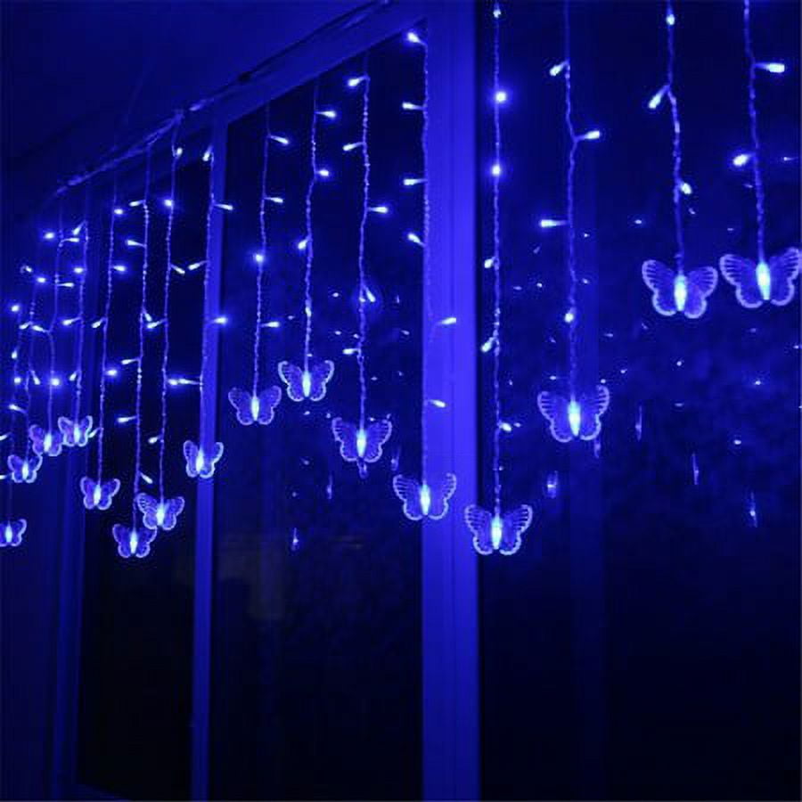 EROCK 11.5ft 96 LEDs Butterfly String Curtain Lights, Butterfly Fairy ...