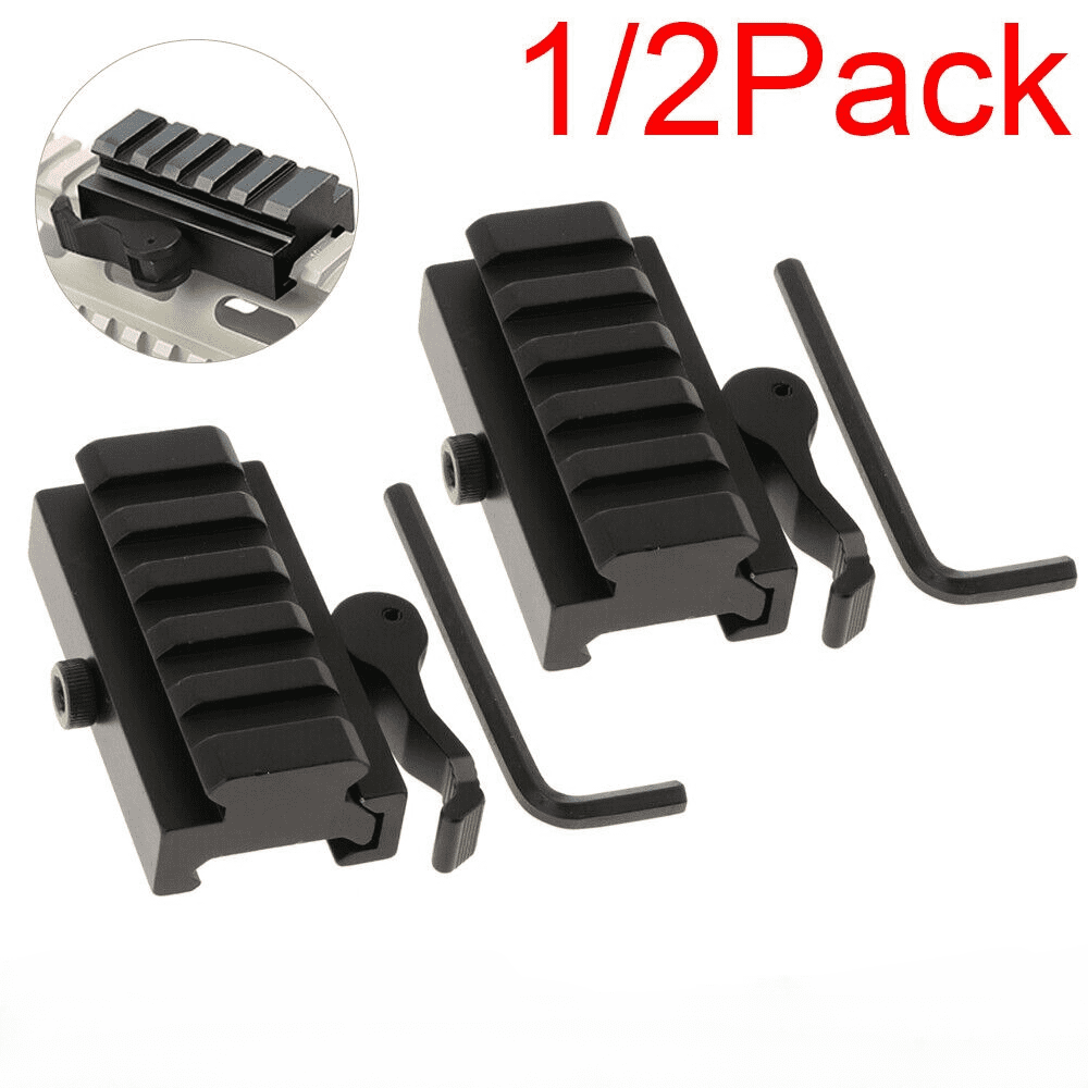 EROCK 5-Slot Quick Release Rail Base Detach QR QD 1/2" Riser Mount for ...