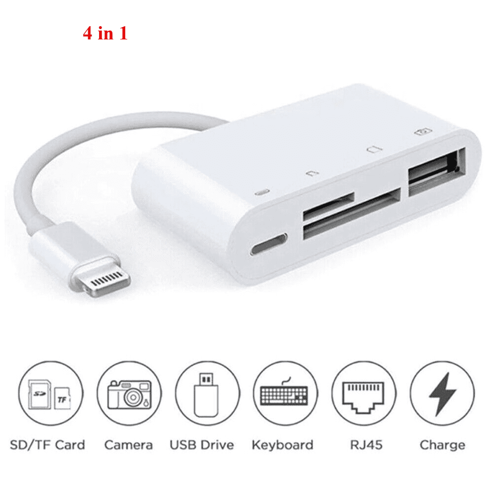 EROCK 5 in 1 /4 in 1 SD TF Memory Card USB Camera Reader Adapter For ...