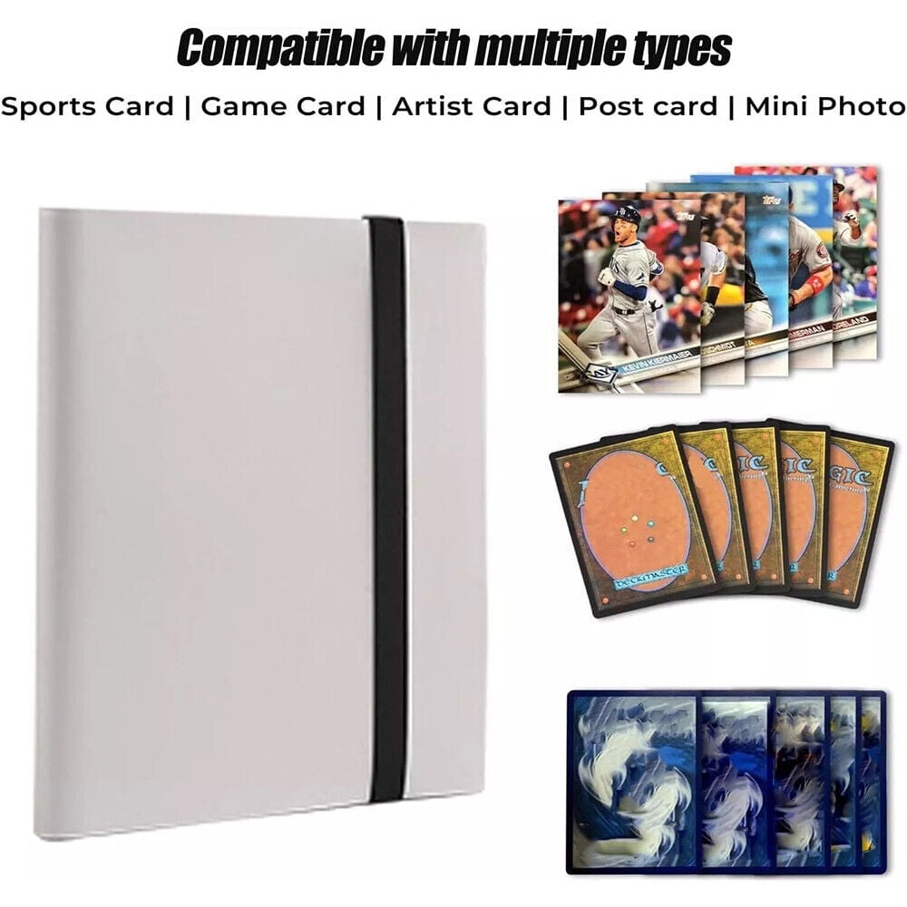 EROCK 540 Card Pocket Binder with Elastic 9 Pocket Trading Cards ...