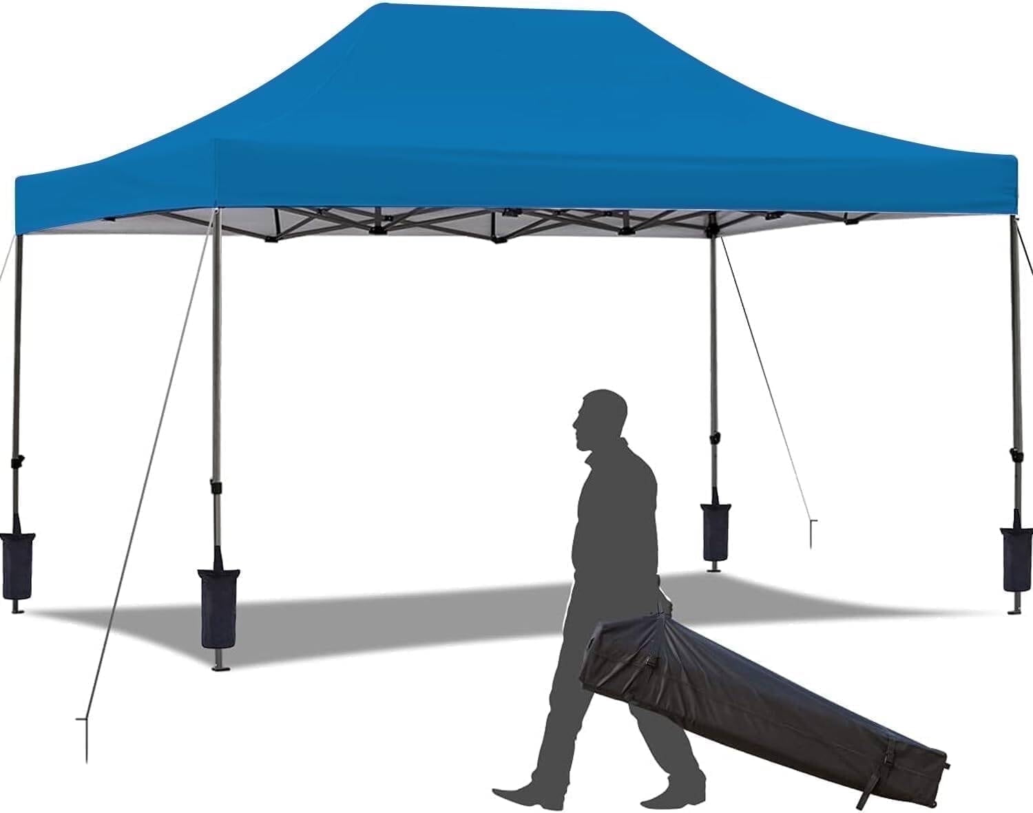 EROMMY 10' x 15' Pop Up Canopy Tent, Commercial Instant Canopy with ...