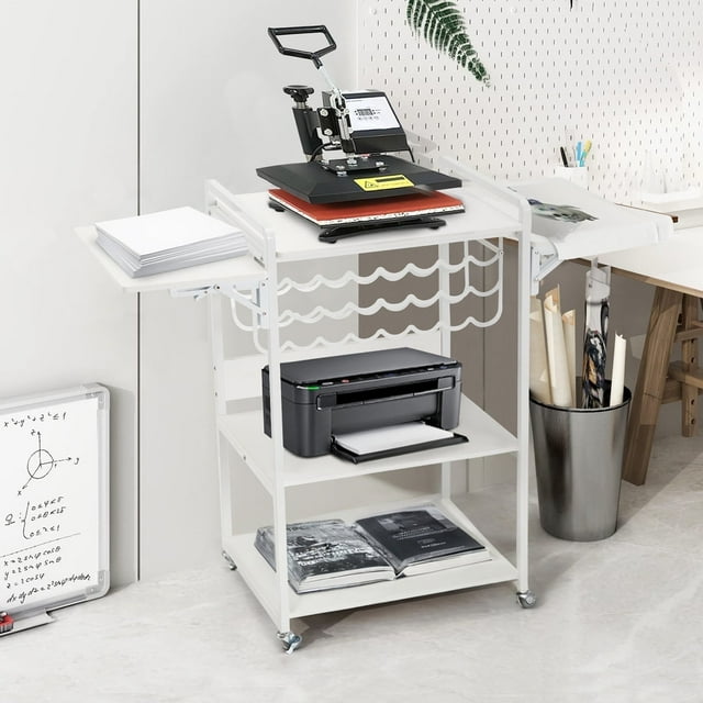 Erommy Craft Cart Table, Foldable Heat Press Table, Machine Table ...
