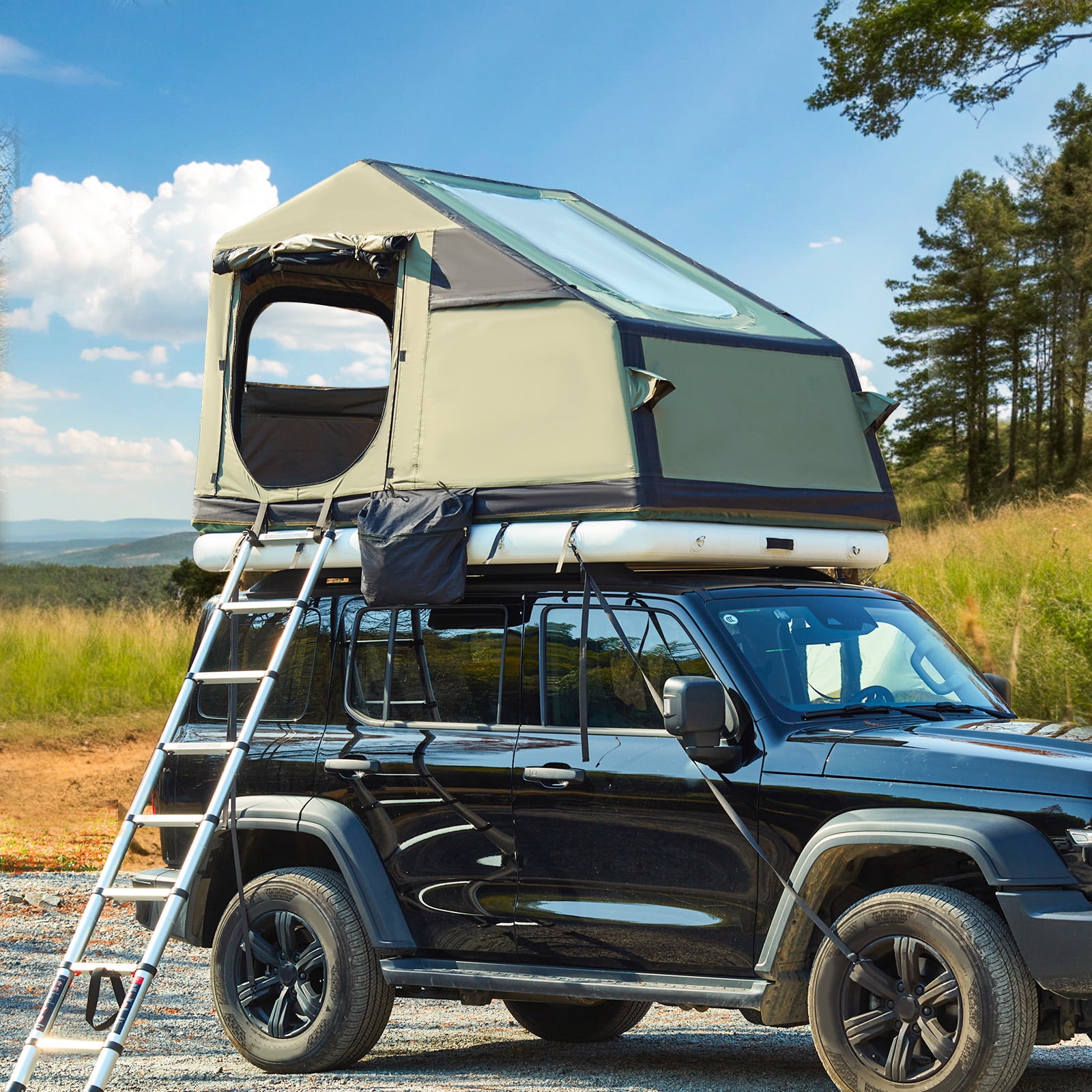 EROMMY Inflatable Rooftop Tent, Multi-Purpose Inflatable Tent with ...