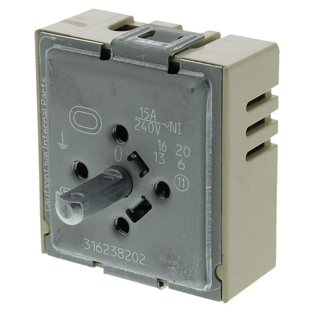 316238202 Infinite Control Switch for Electrolux Frigidaire ERP Range ...