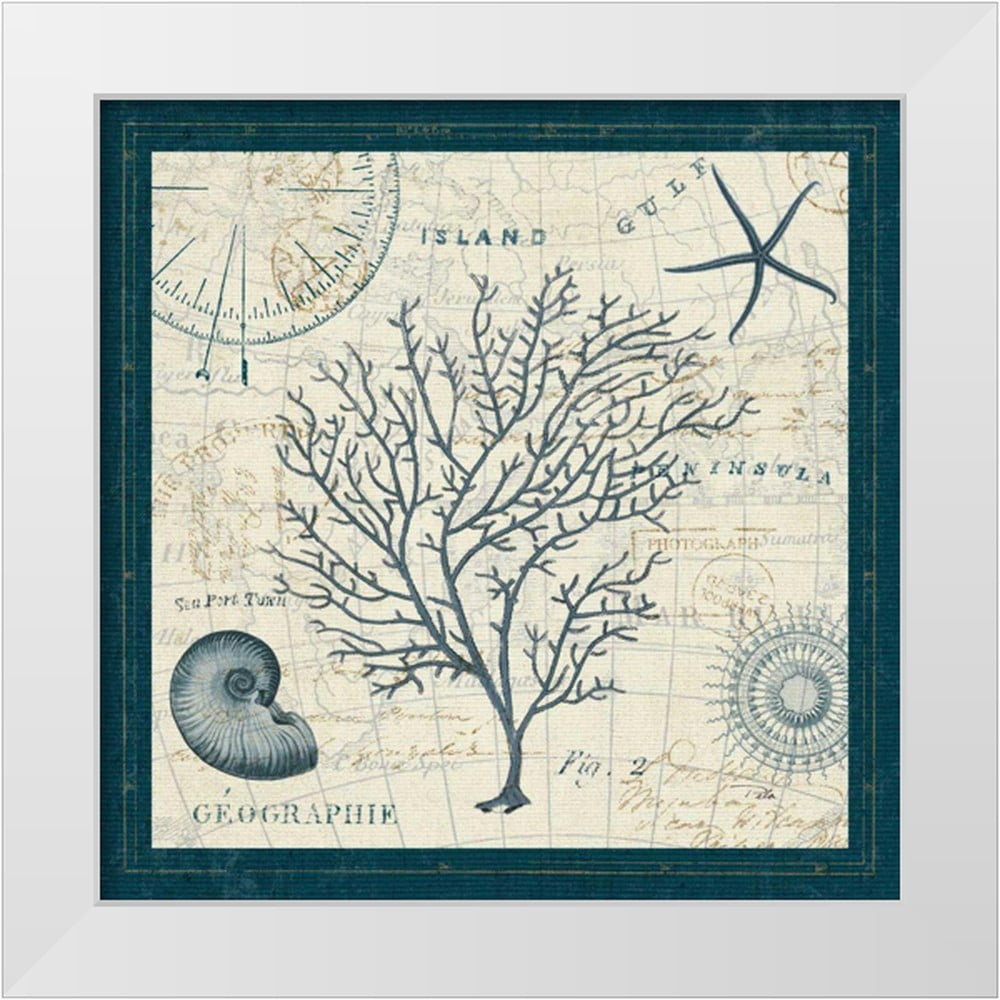 ERR, Pela 26x26 White Modern Wood Framed Museum Art Print Titled ...