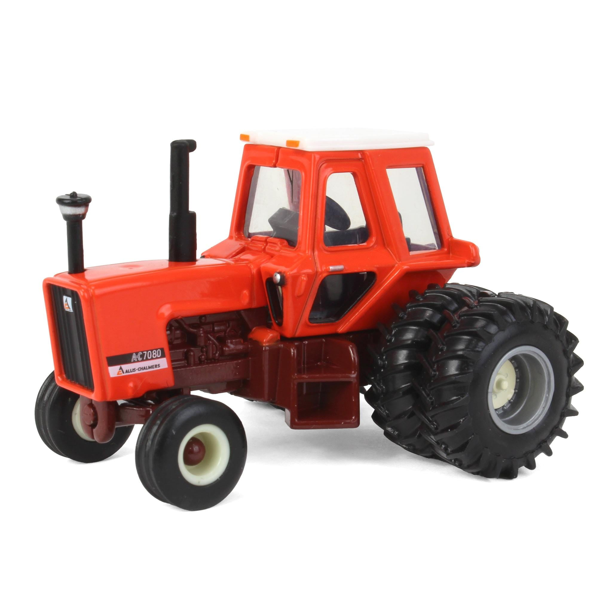 ERTL 1/64 Allis Chalmers 7080 Maroon Belly Tractor with Rear Duals ...