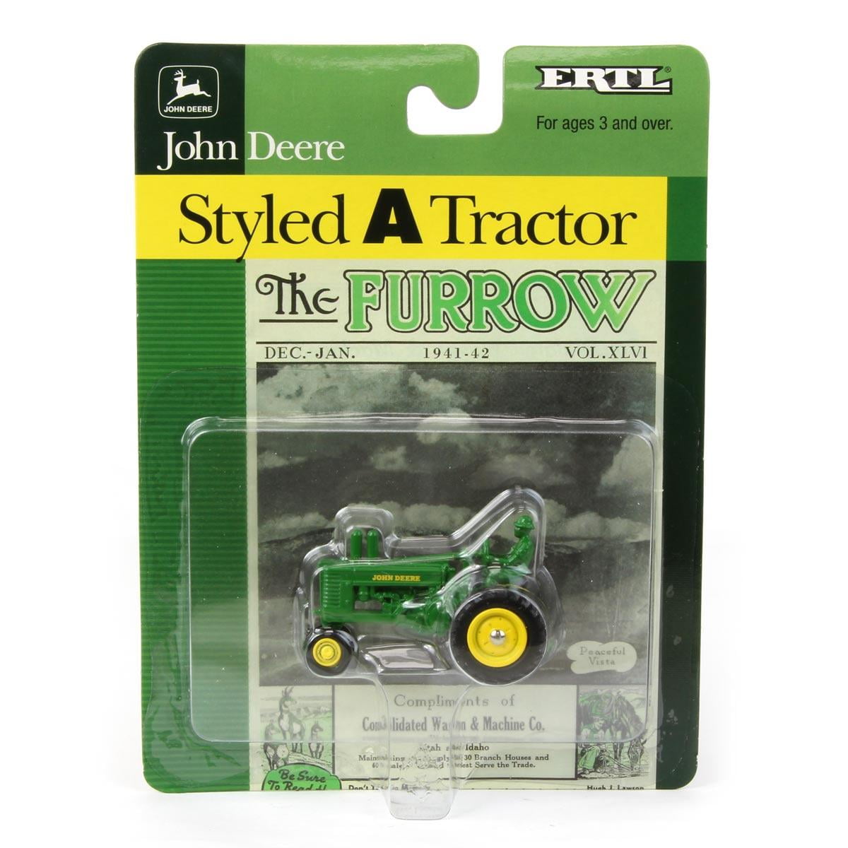 ERTL 1/64 John Deere Styled A Narrow Front Tractor, The Furrow Series ...