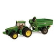 ERTL TOMY 1:64 John Deere Farm Play Vehicle with J and M Grain Cart ...
