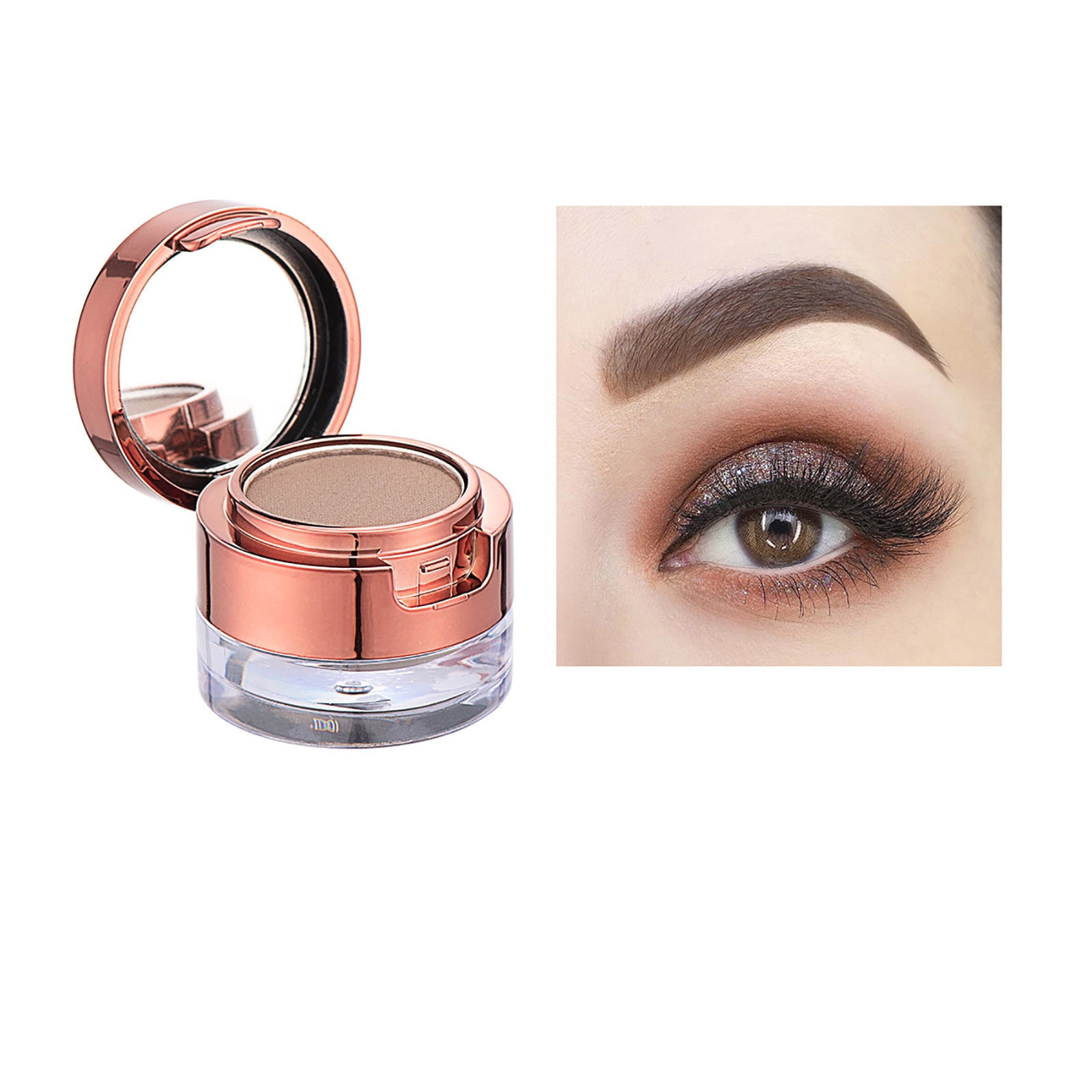 ERTUTUYI Double-layer Eyebrow Cream Eyebrow Powder,Brow Color Long ...