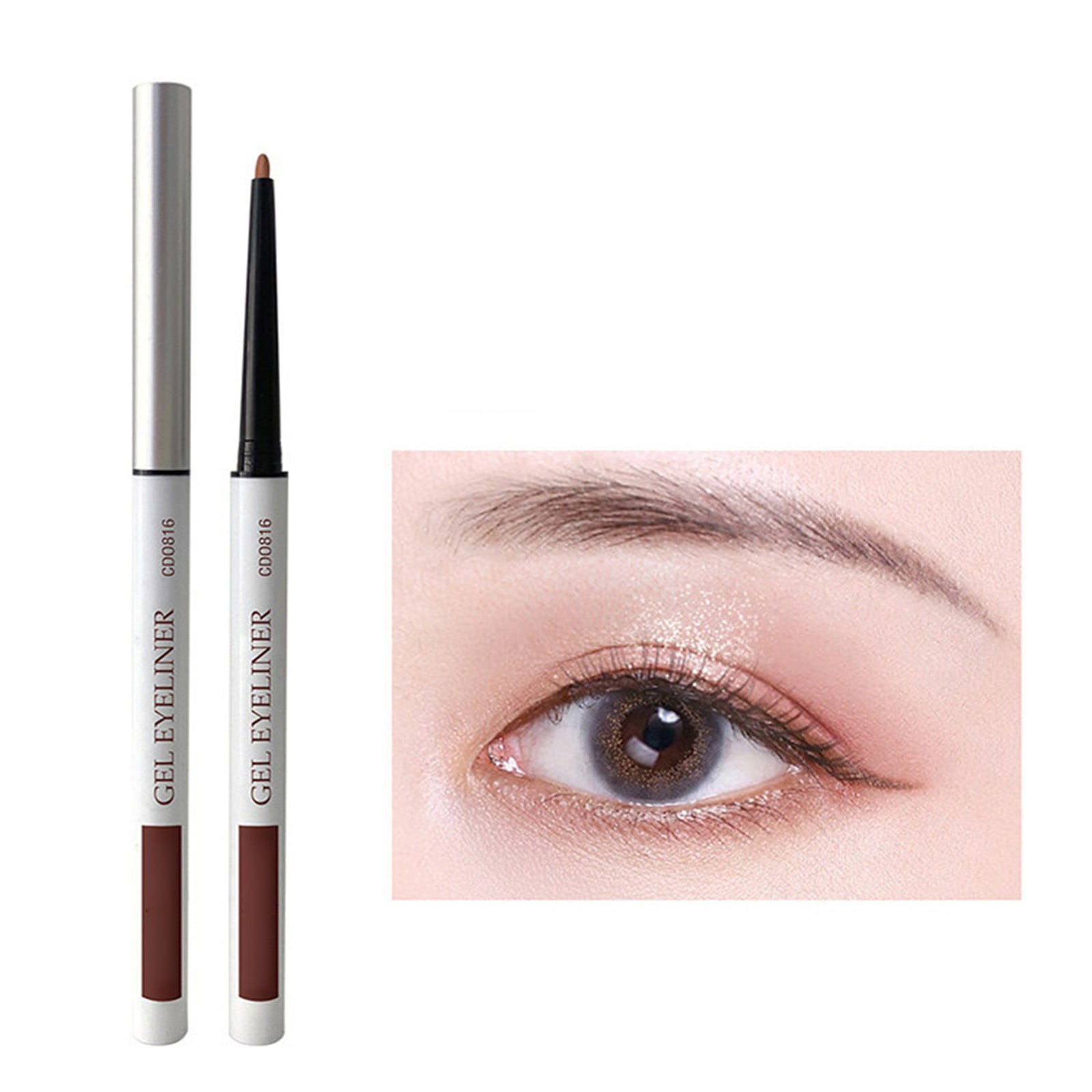 ERTUTUYI Eyebrow Gel Eyeliner Double Head Brow Tattoos Pencil Brow ...