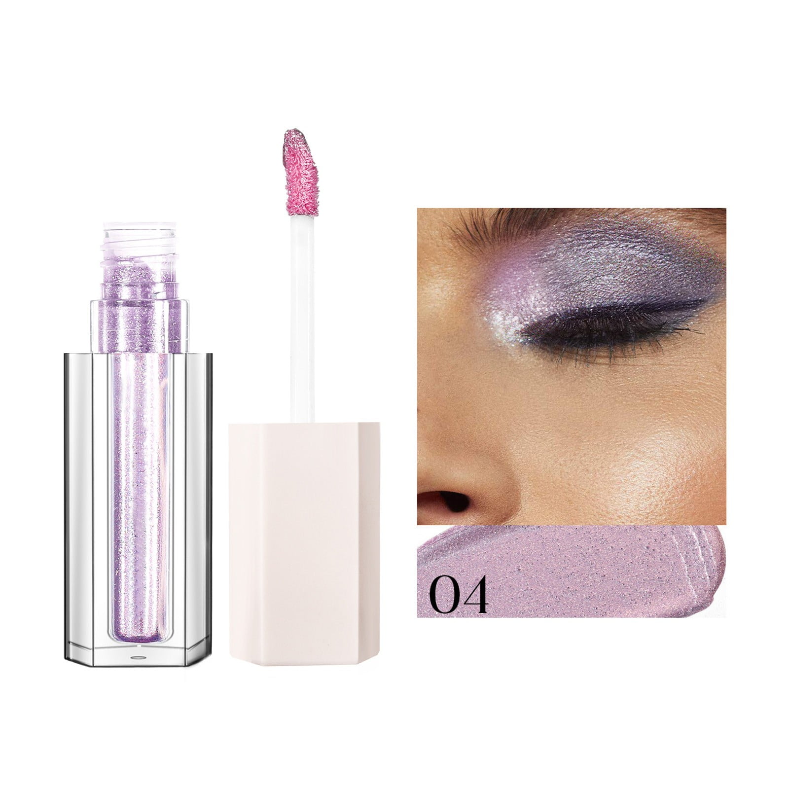 ERTUTUYI Eyeshadow 12 Color Sparkling Eye Shadow Pearlescent Polarized ...