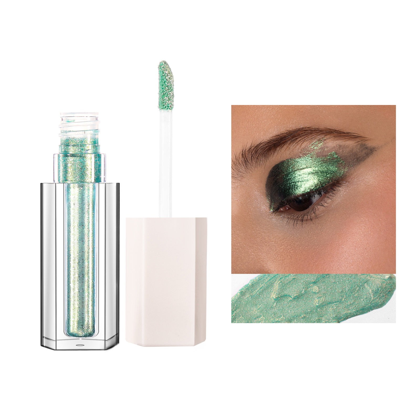 ERTUTUYI Liquid Eyeshadow Eyeshadow 12 Colors Shine Bright Eye Shadow ...