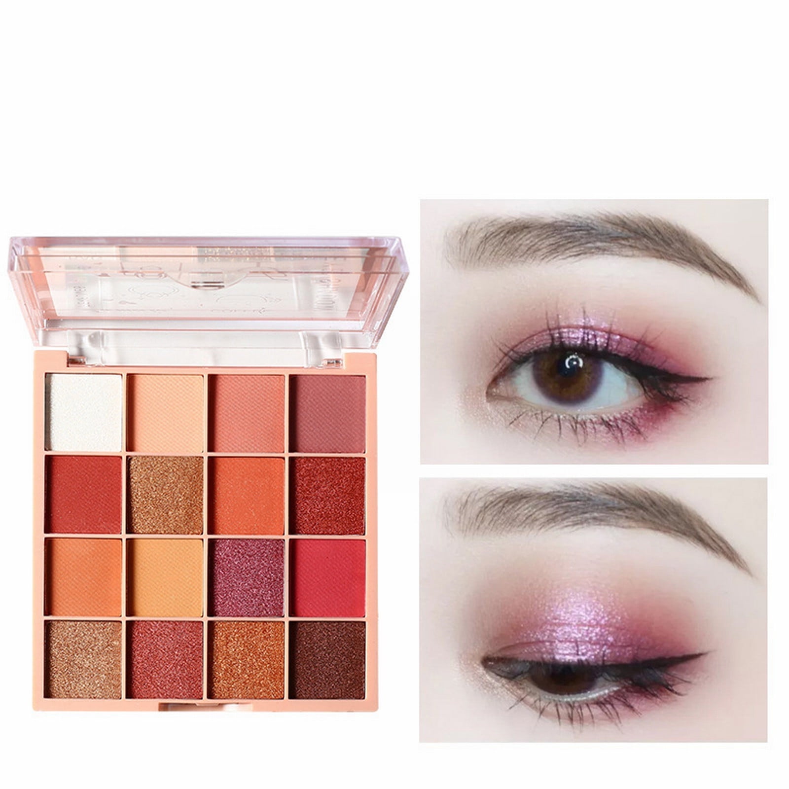 ERTUTUYI Cosmetics Eyeshadow 16 Colors Sequin Eyeshadow Earth Tone ...