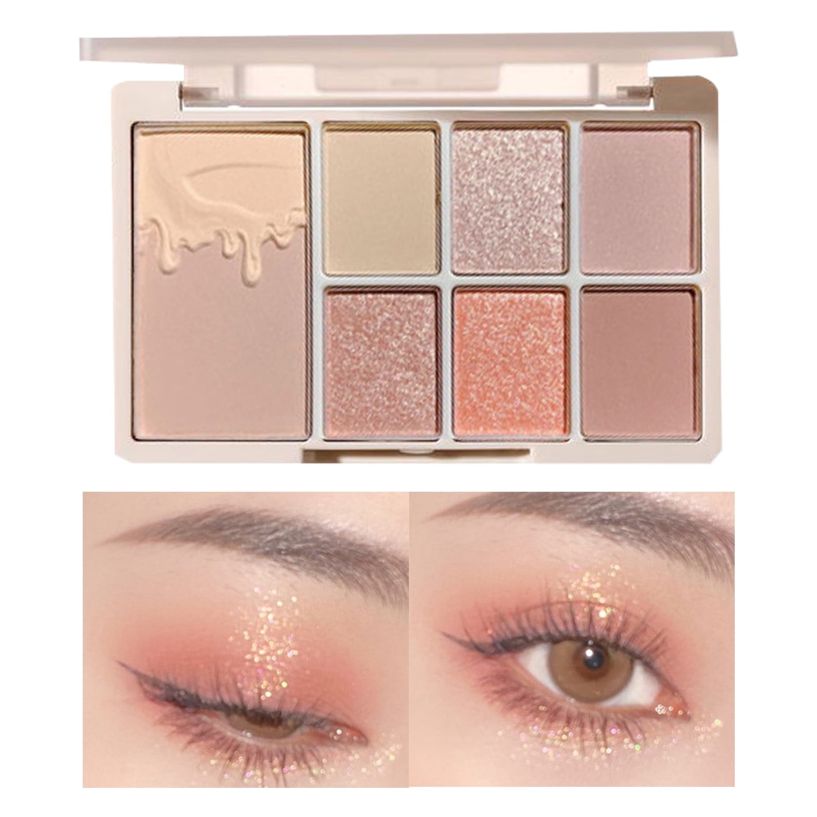 ERTUTUYI Cosmetics Eyeshadow Chestnut Seven Color Eye Shadow Beginner ...