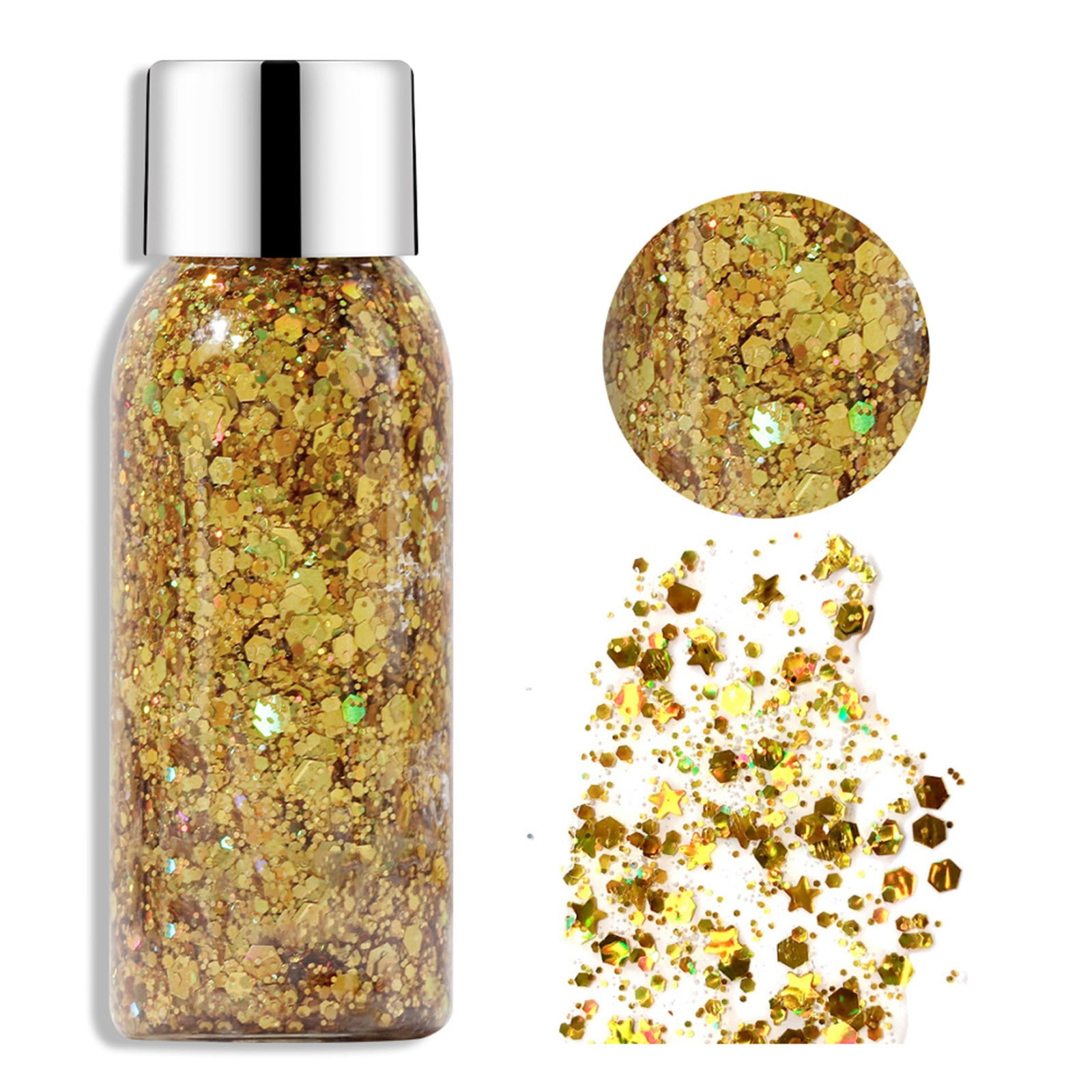 ERTUTUYI Eyeshadow Colour Body Glitter Gel Scale Sequins Skin Long ...