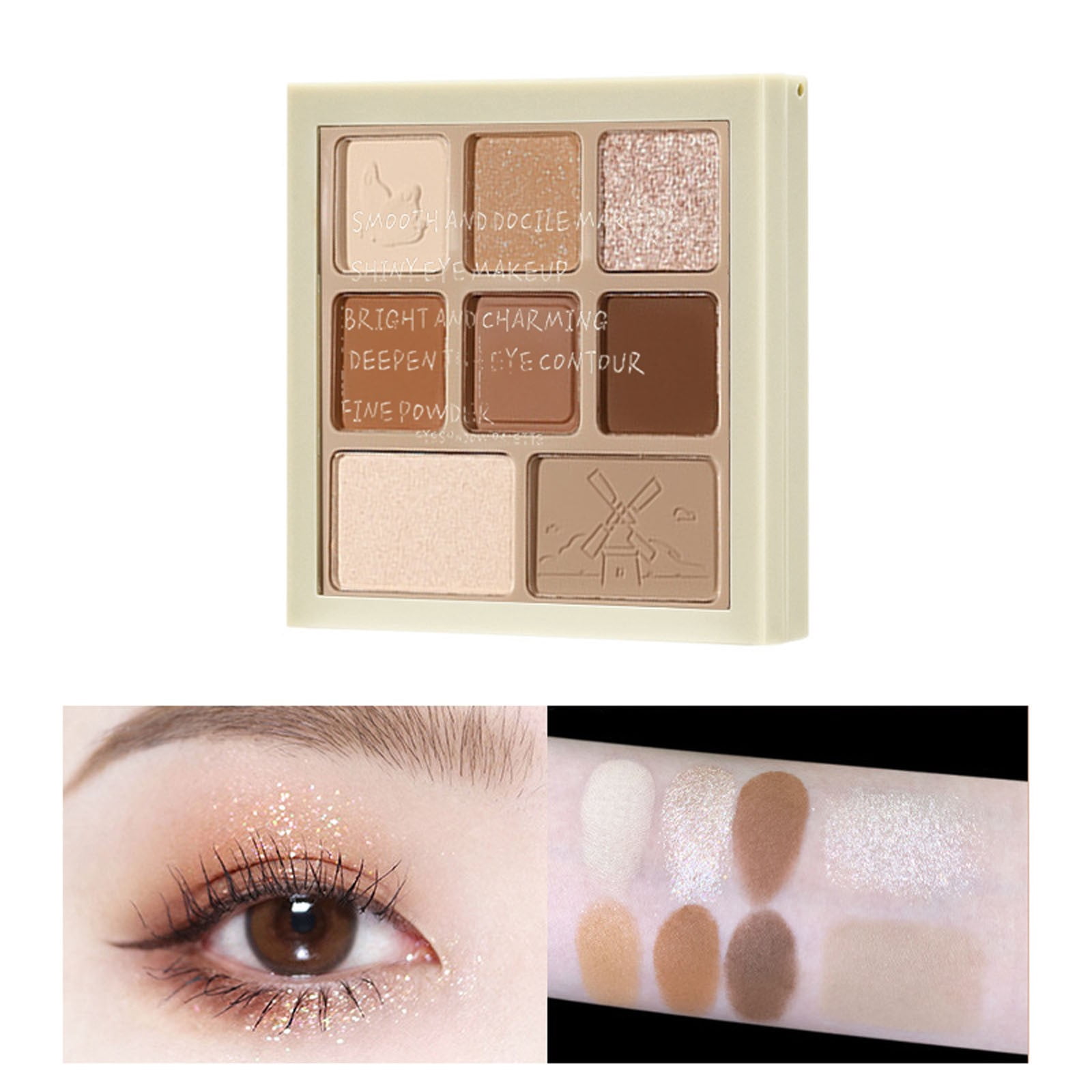 ERTUTUYI Cosmetics Eyeshadow Eye Shadow Highlighter to Create Contours ...