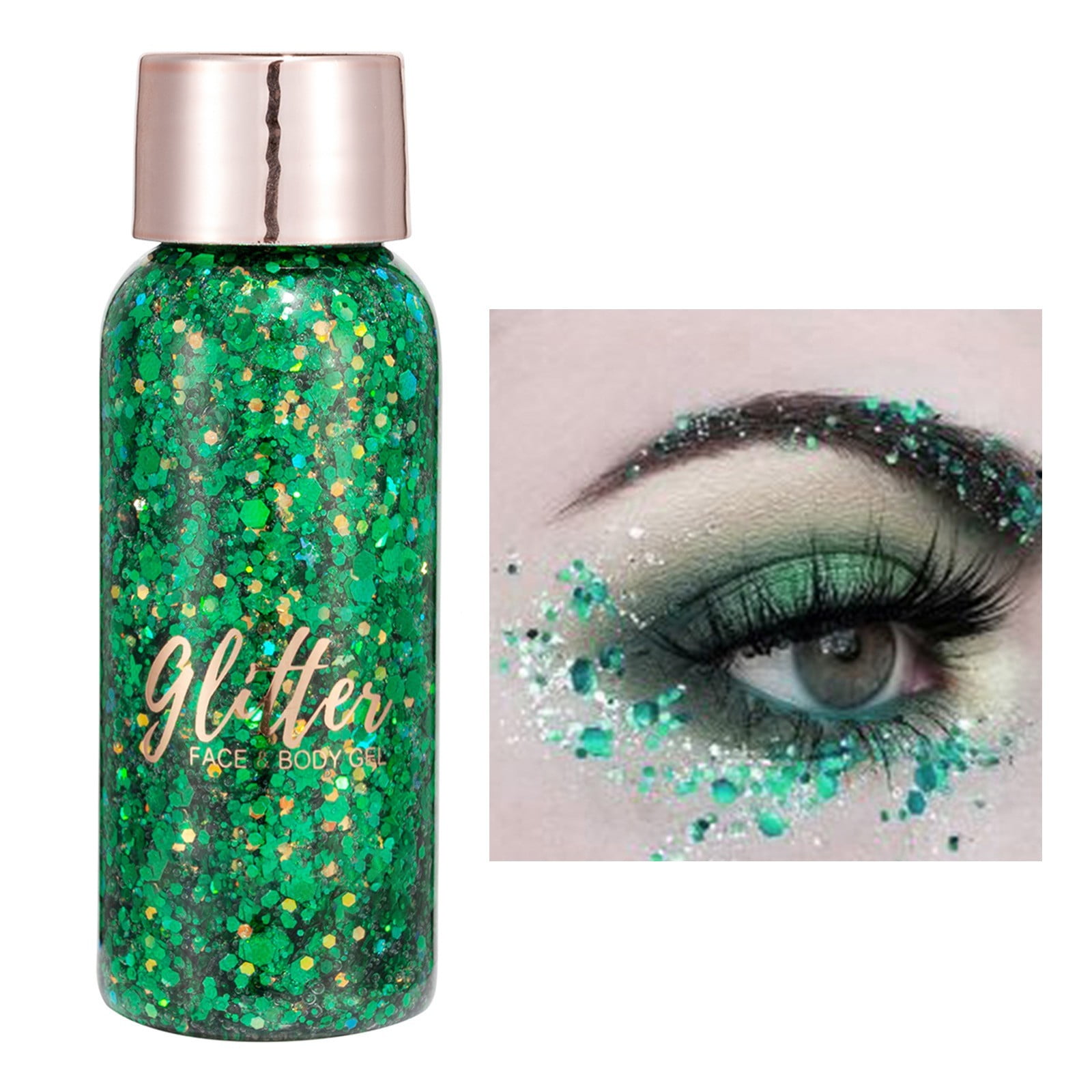 ERTUTUYI Cosmetics Eyeshadow Glitter Eye Shadow Sequin Gel Scale Face ...