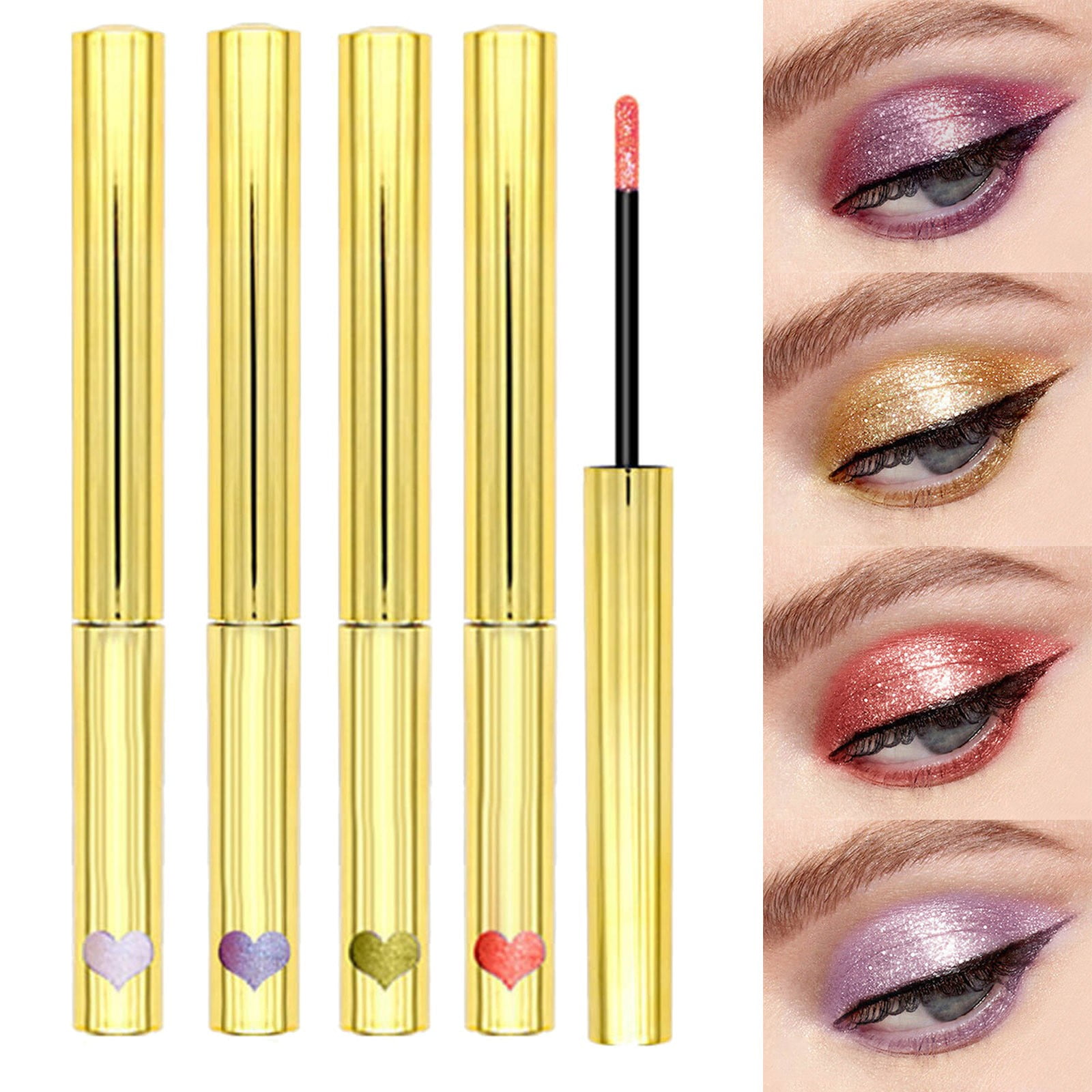 ERTUTUYI Liquid Eyeshadow Eyeshadow Quick Flash European and American ...